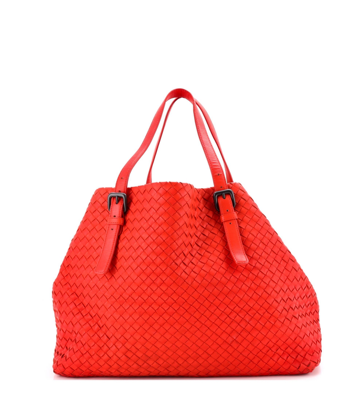 Click here for Pre-Owned Bottega Veneta Large A-Shape Tote Intrec... prices