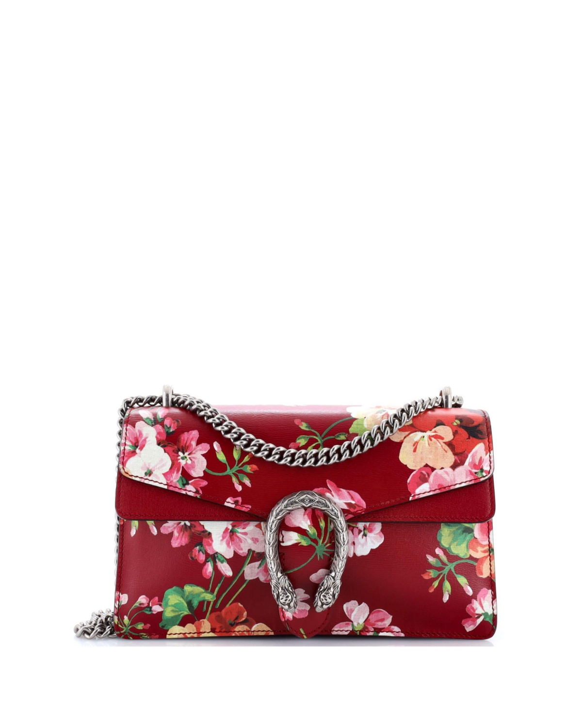 Click here for Pre-Owned Gucci Small Dionysus Bag Blooms Print Le... prices