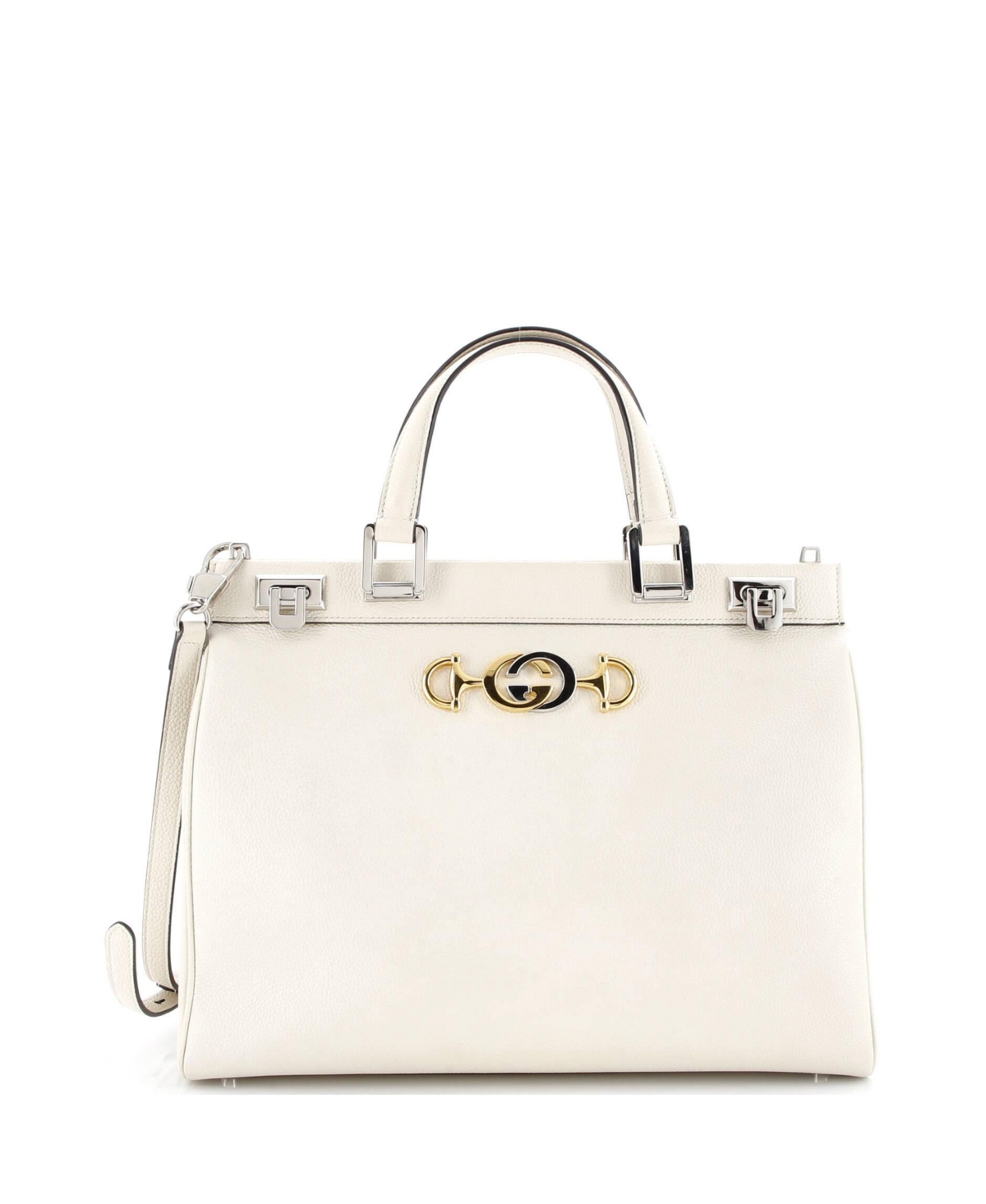 Click here for Pre-Owned Gucci Medium Zumi Top Handle Bag Leather... prices