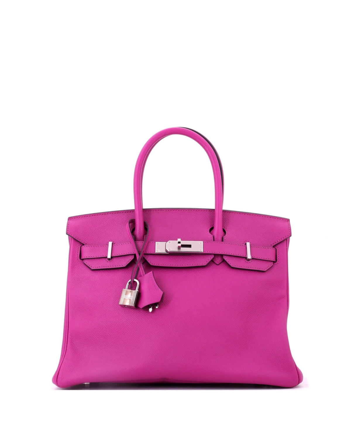 Click here for Pre-Owned HERMES Birkin 30 Handbag Pink Epsom with... prices