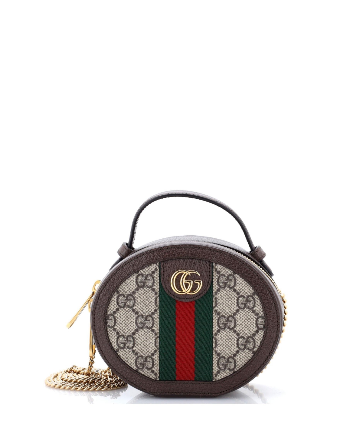 Click here for Pre-Owned Gucci Mini Ophidia Round Shoulder Bag Gg... prices