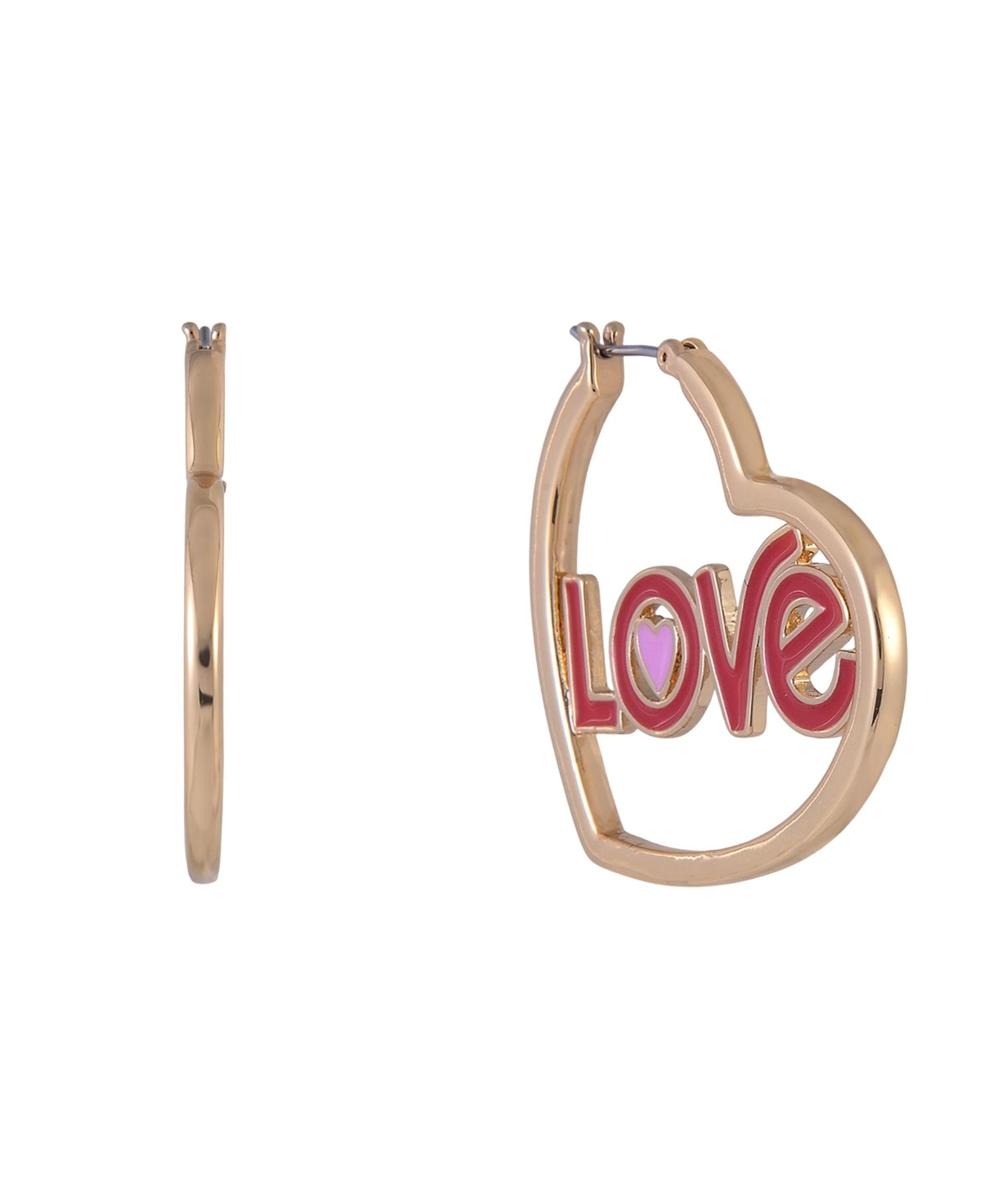 Click here for Hallmark Heart Shaped Hoop Earrings Brass Material prices
