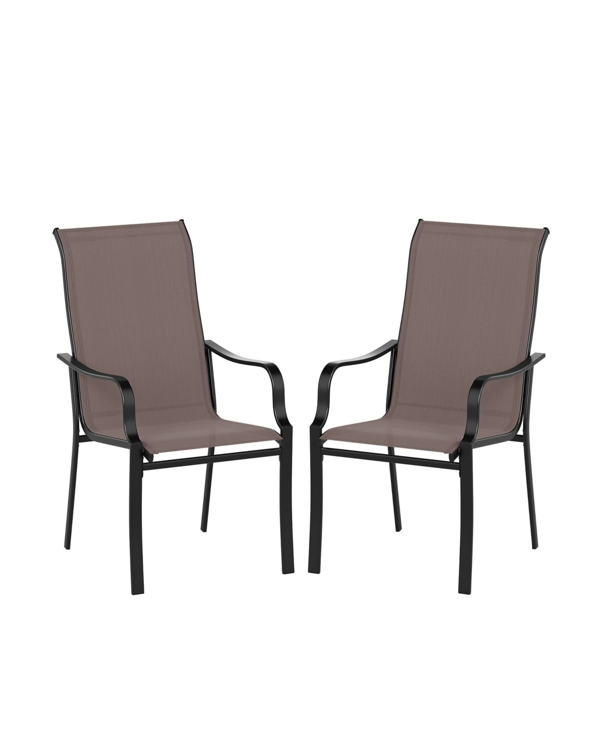 Click here for Sugift Patio Dining Chairs Set of Two with Wide Se... prices