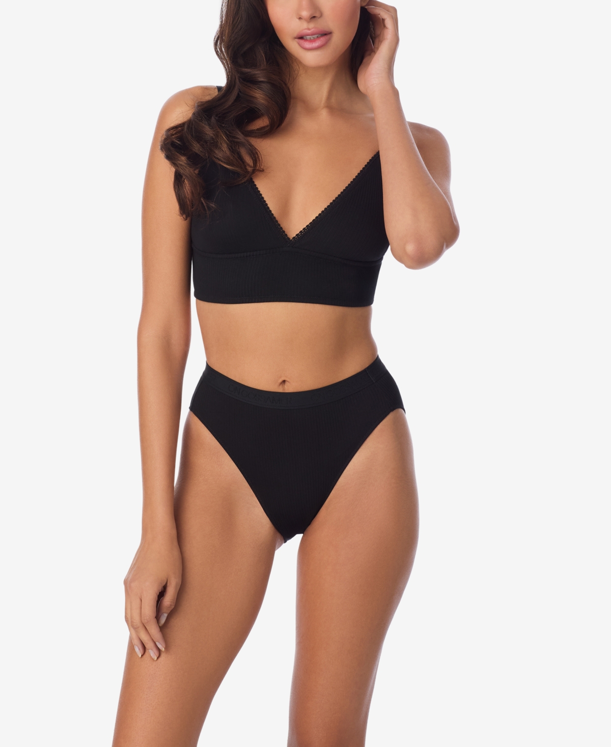 Click here for On Gossamer Womens Cabana Cotton Longline Bralette... prices