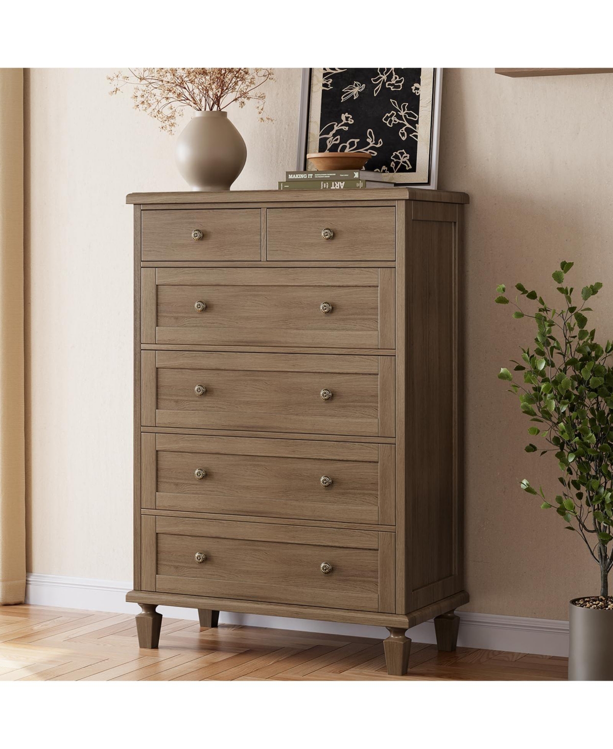 Click here for gaomon 47" Tall Dresser for Bedroom  Vintage... prices