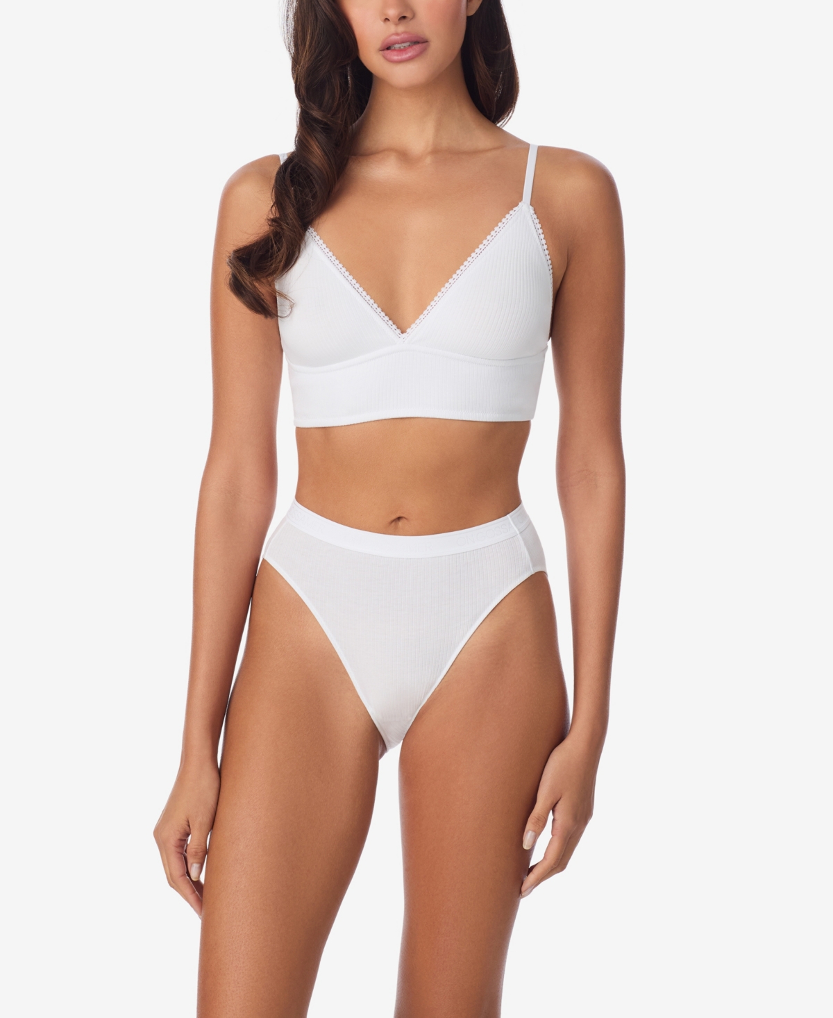 Click here for On Gossamer Womens Cabana Cotton Longline Bralette... prices