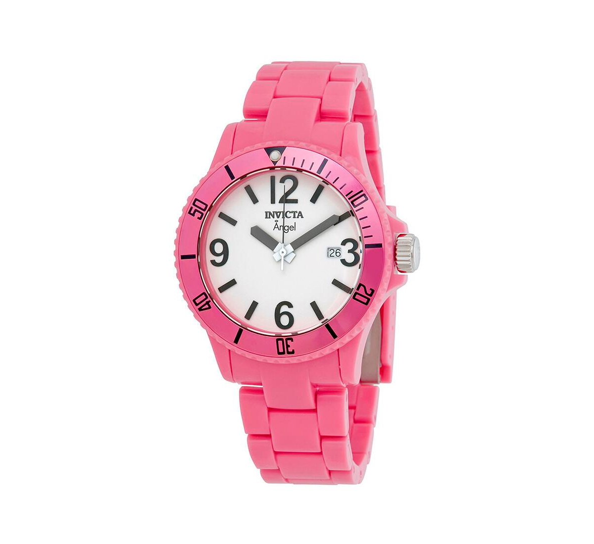 Click here for Invicta Womens 1209 Angel Quartz Dial Watch - Pink prices
