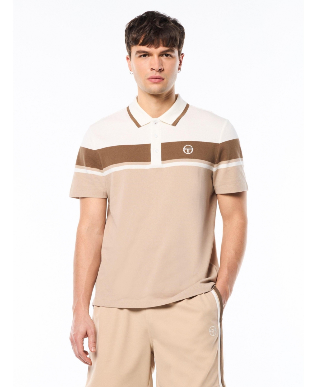 Click here for Sergio Tacchini Mens Damarindo Polo - Humus prices