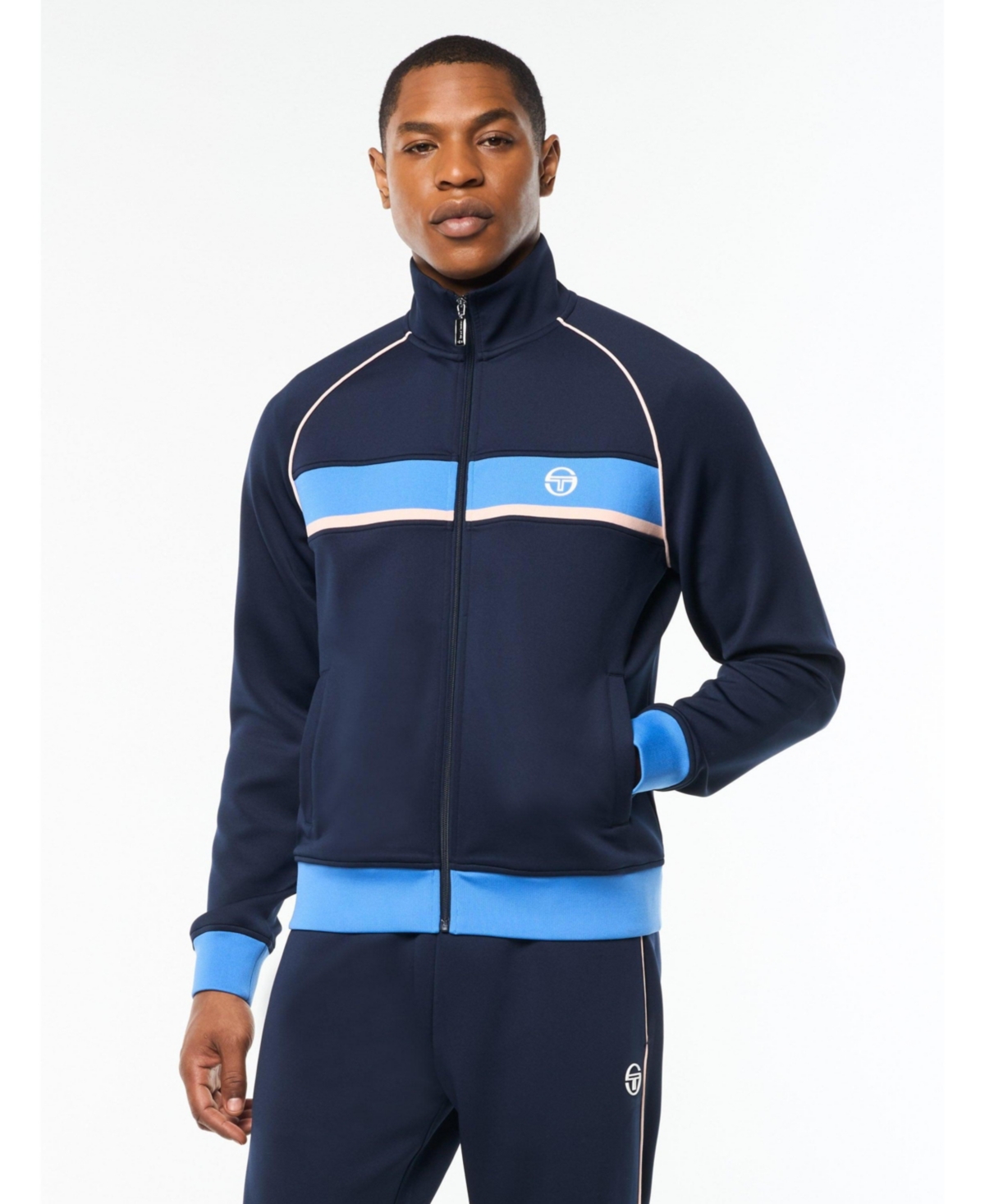 Click here for Sergio Tacchini Mens Lago Track Jacket - Maritime... prices
