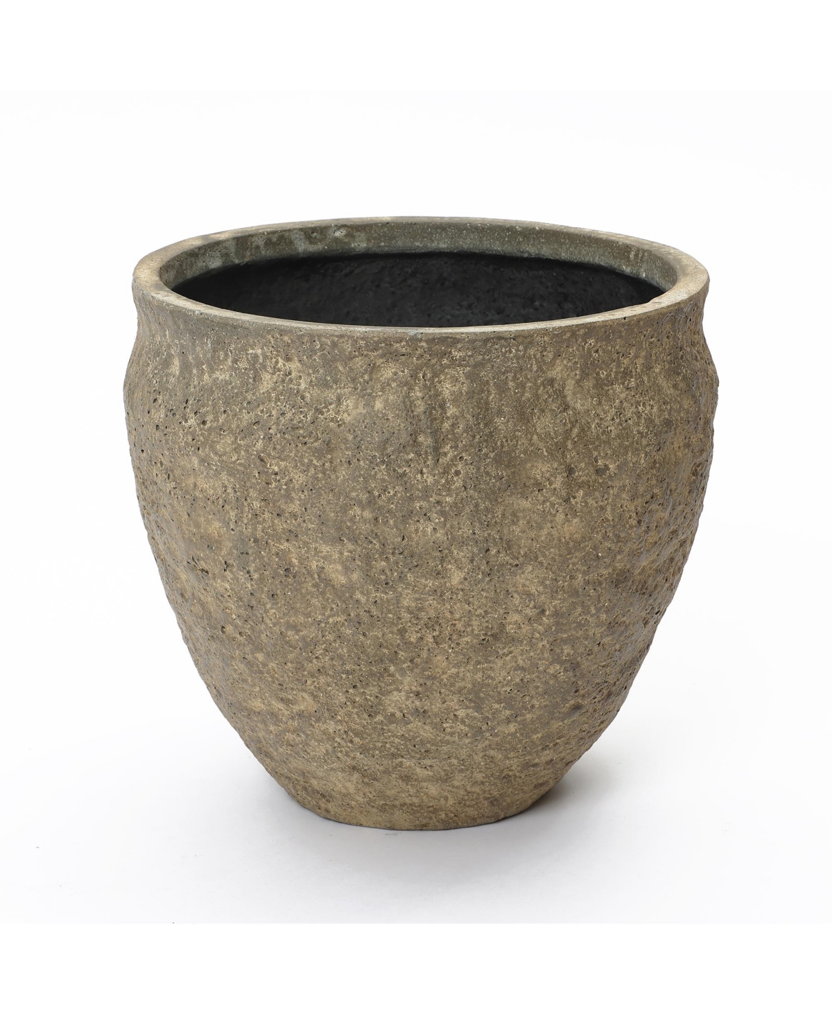 Click here for LuxenHome Dia Concrete Large Round Planter Pot  Ru... prices