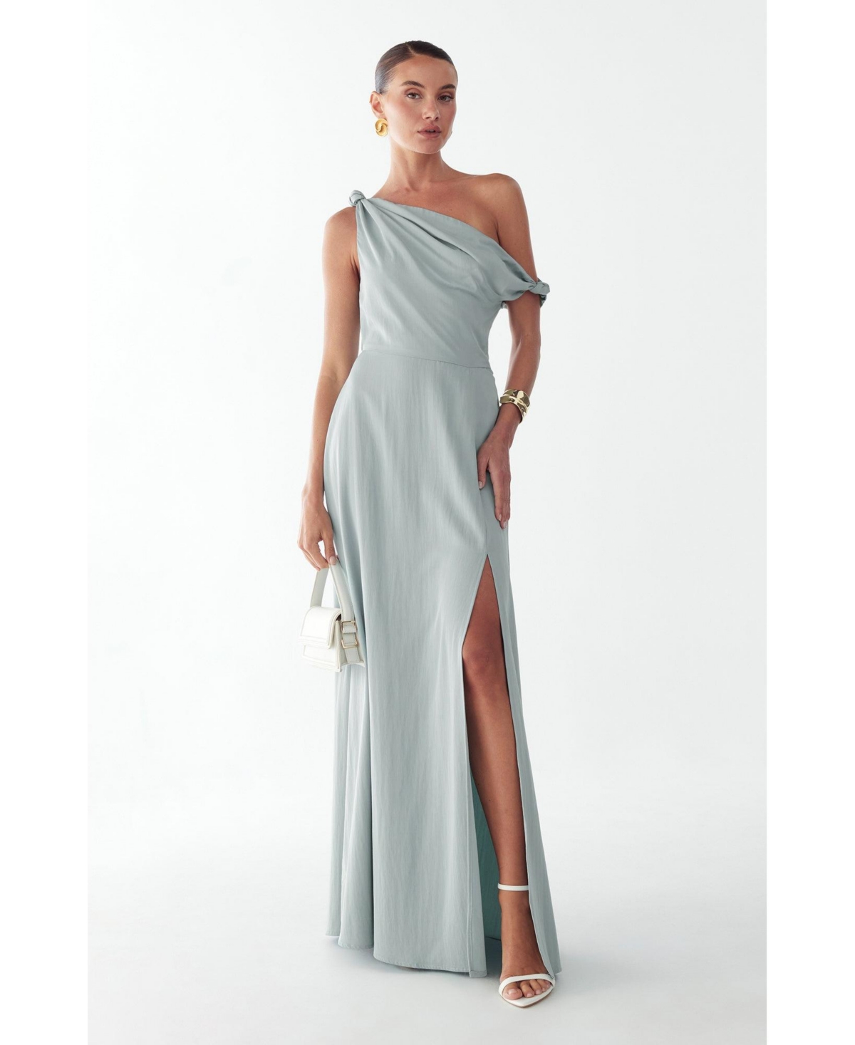 Click here for St Mrlo Womens Elliot Maxi Dress - Pale blue prices