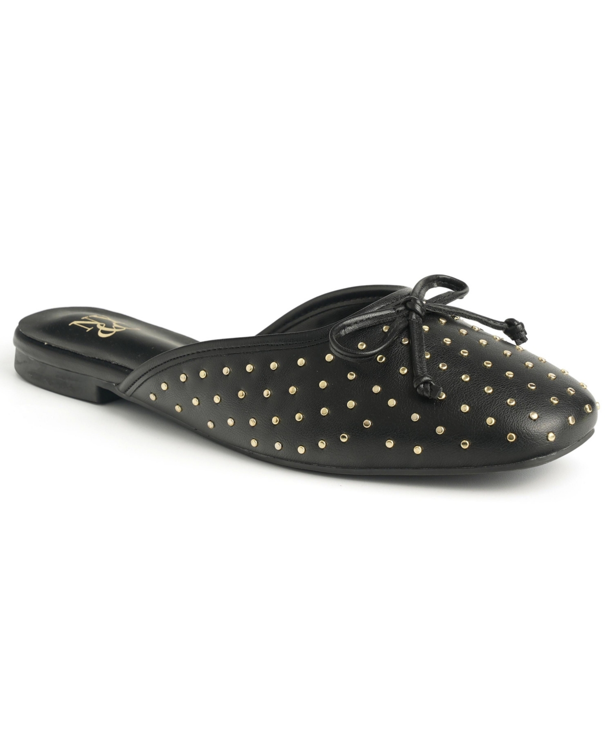 Click here for New York and Company Womens Lia Mule Sandals - Bla... prices