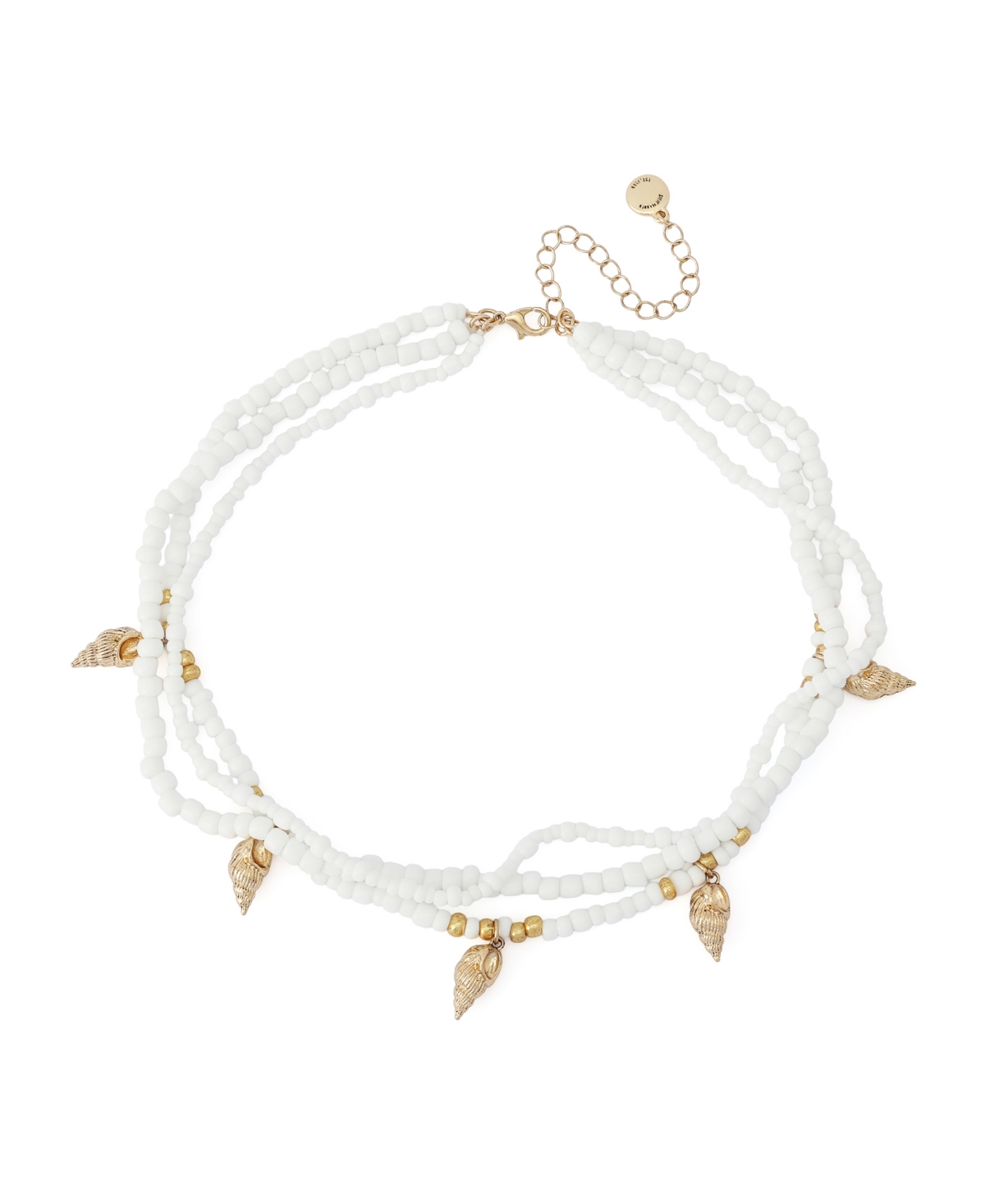 Click here for Steve Madden White Vintage Luxe Shell Beaded Layer... prices