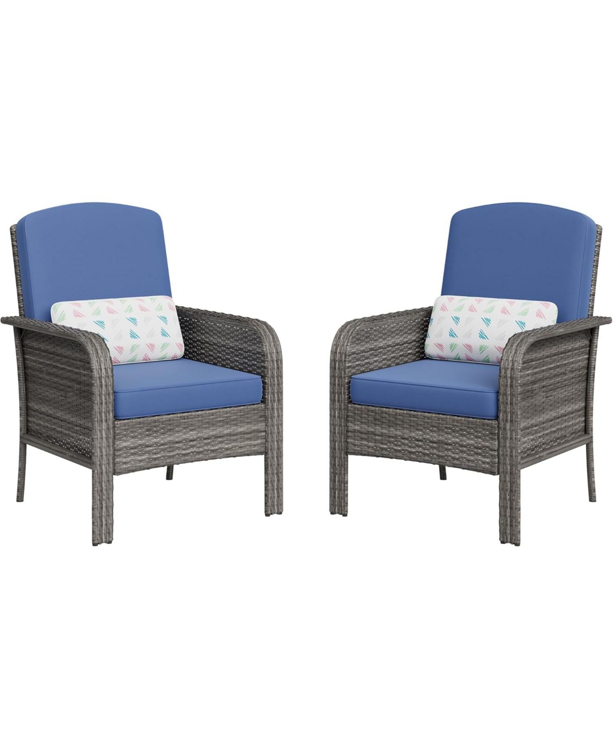Click here for gaomon 2-Piece All-Weather Pe Wicker Patio Set wit... prices