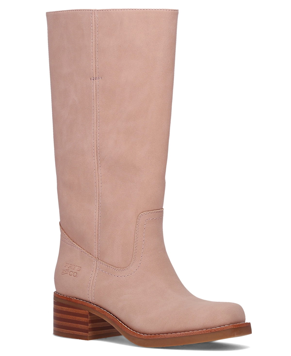 Click here for Frye and Co. Womens Miranda Leather Stacked Heel B... prices