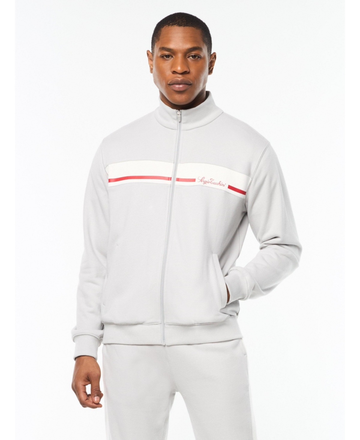 Click here for Sergio Tacchini Mens Cursivo Track Jacket - Quiet... prices