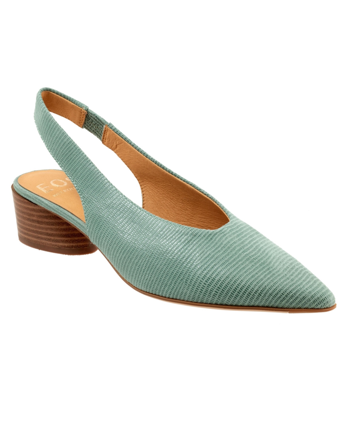 Click here for Eos Footwear Womens Hatti Slingback - Mint suede e... prices