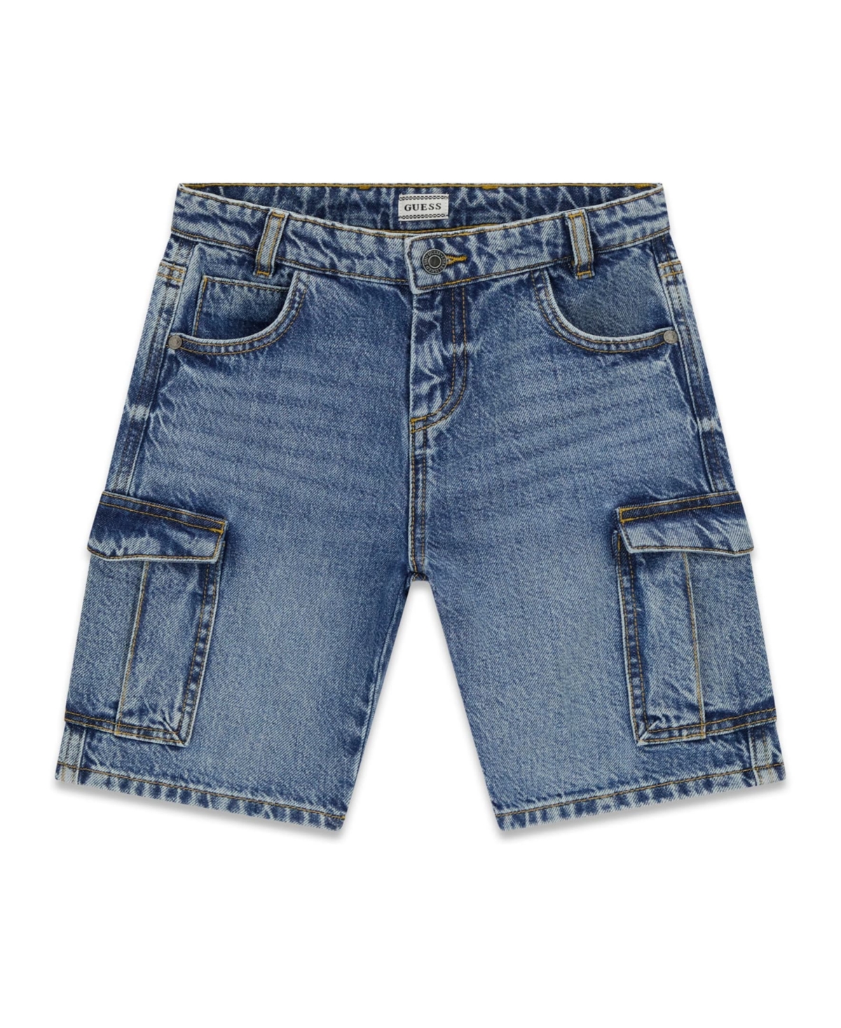 Click here for Guess Boys 8-16 Denim Shorts - Blue prices
