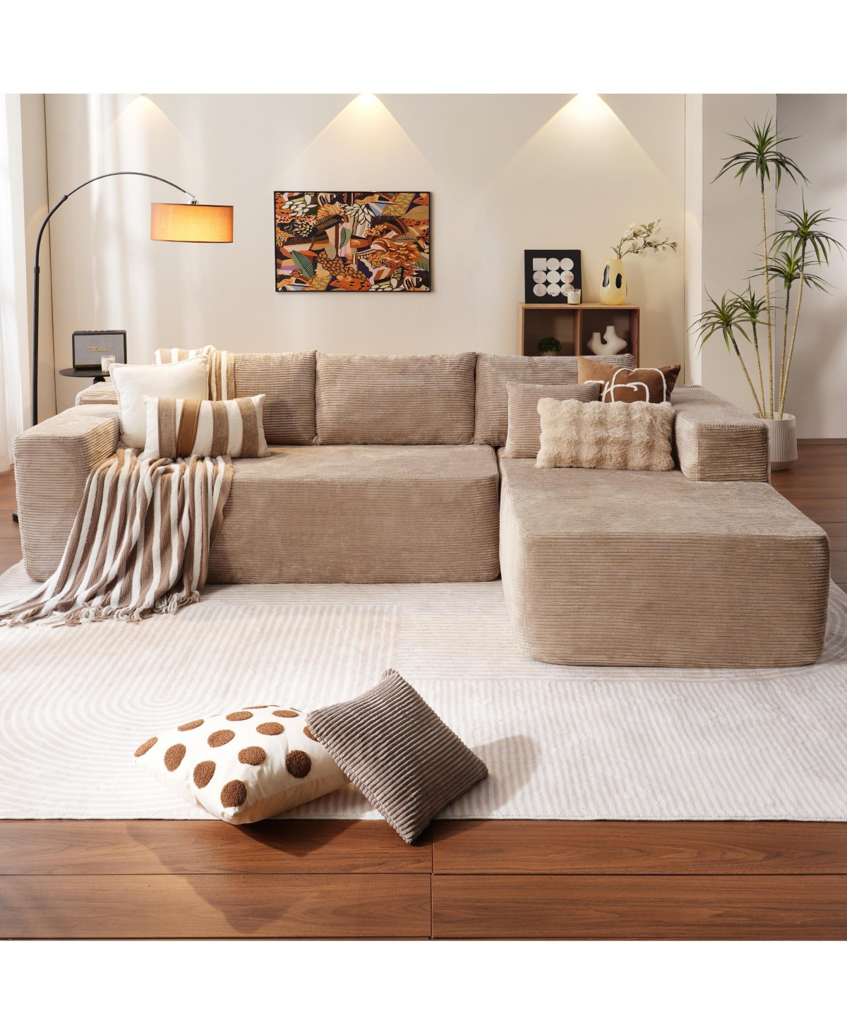 Click here for Xizzi 104 No Assembly Required Cloud Sectional Sof... prices