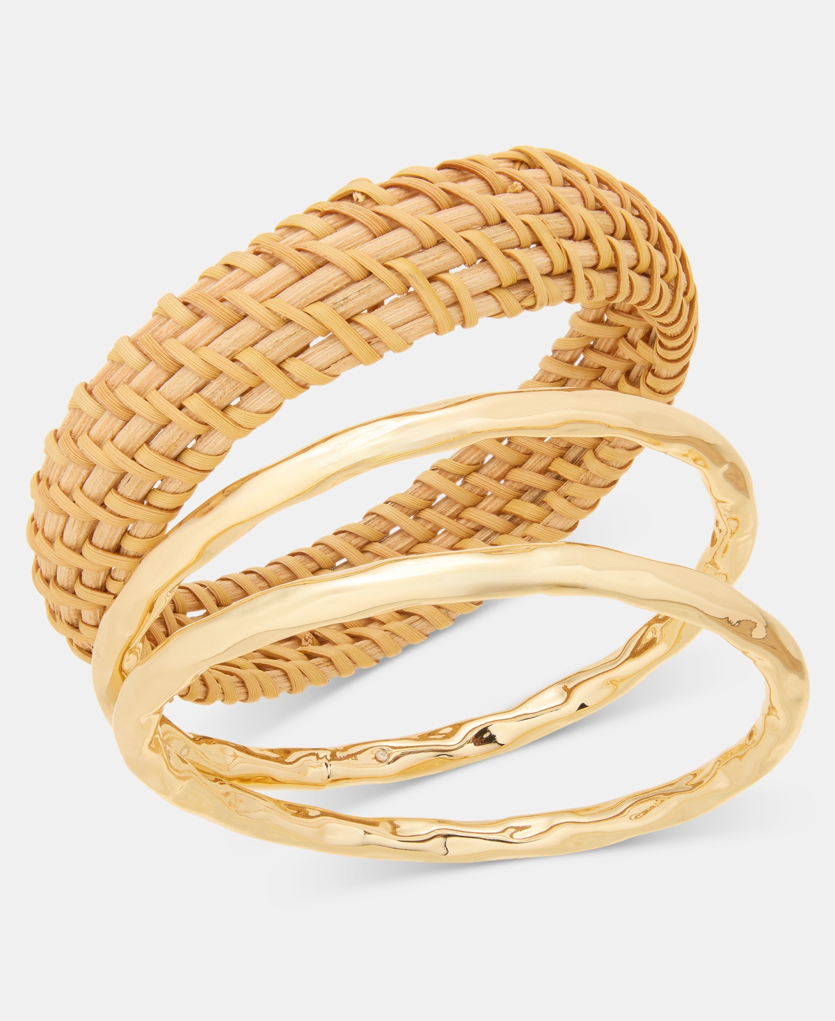 Click here for Style & Co Gold-Tone and Rattan Bracelets  Set of... prices