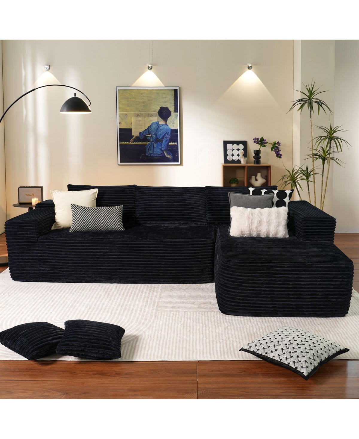 Click here for Xizzi 104 No Assembly Required Cloud Sectional Sof... prices