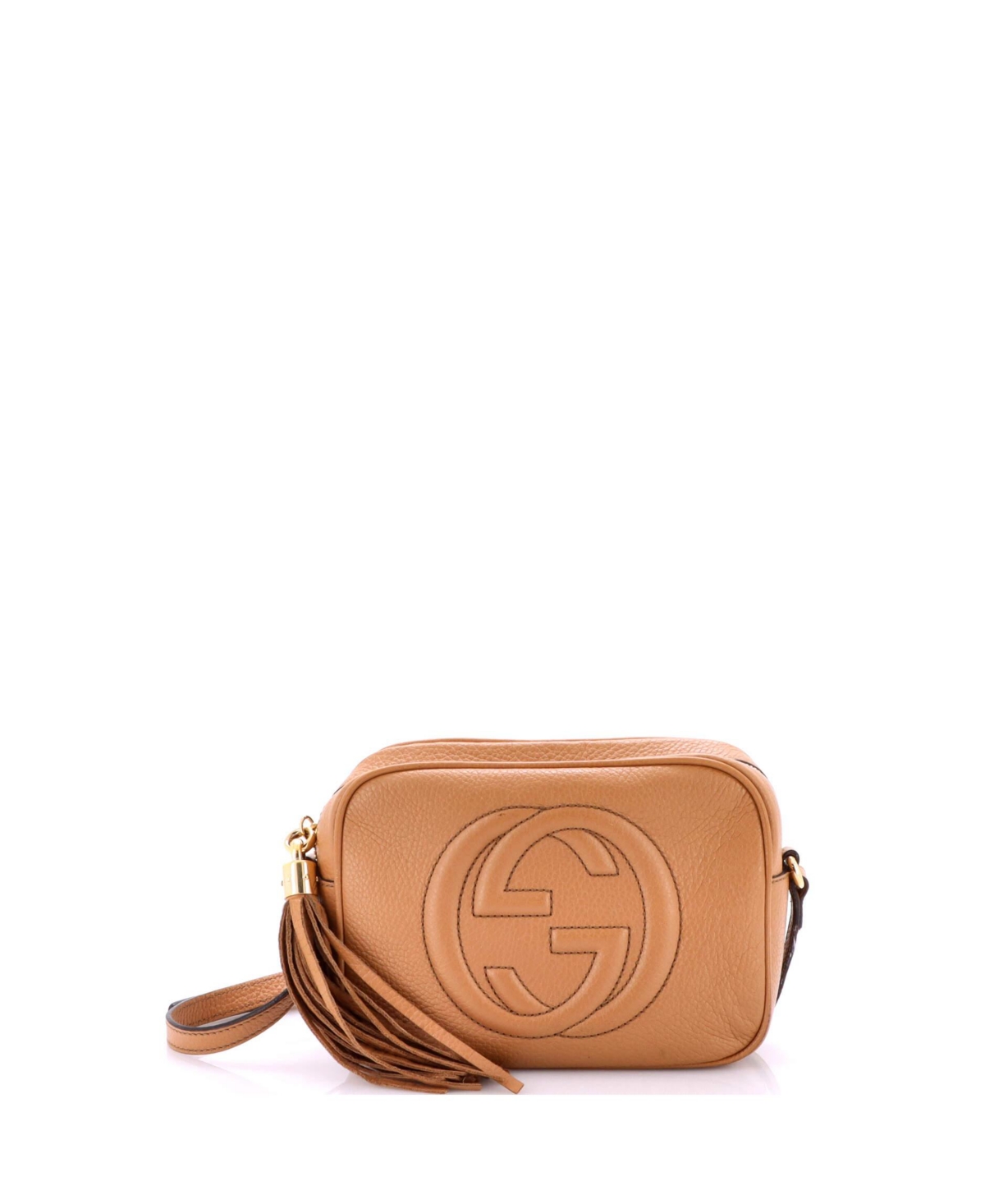 Click here for Pre-Owned Gucci Small Soho Disco Crossbody Bag Lea... prices