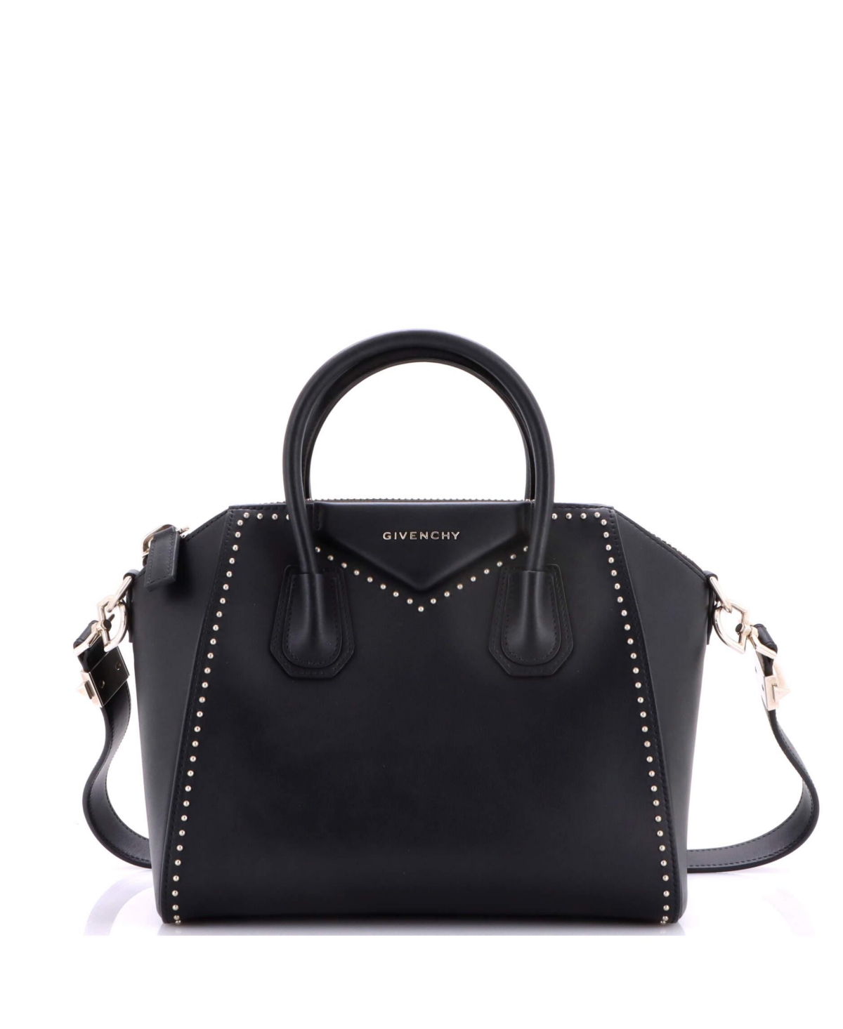 Click here for Pre-Owned Givenchy Small Antigona Bag Studded Leat... prices