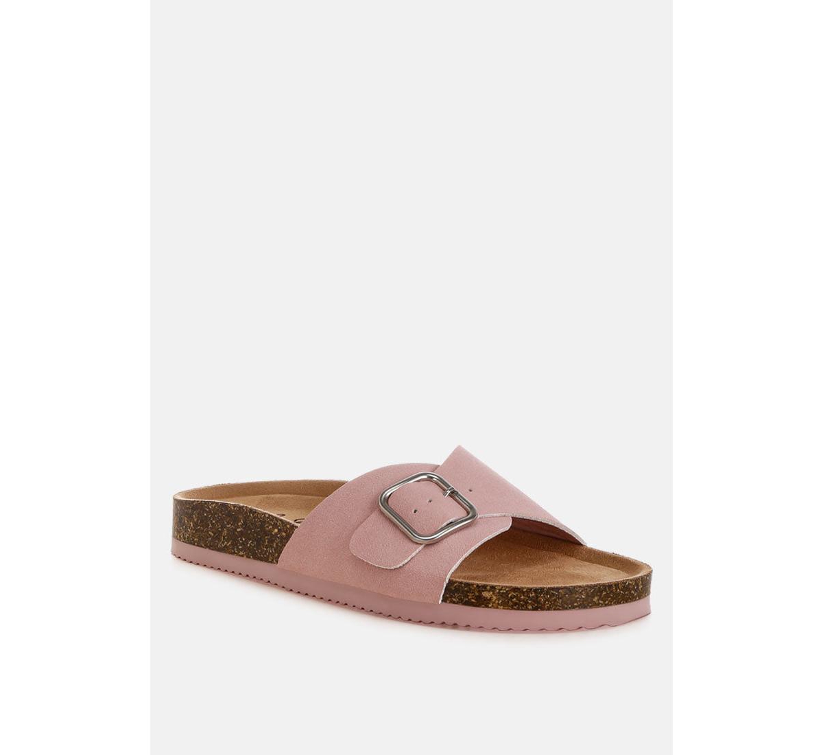 Click here for London Rag Womens Aranda Buckled Slide-On Sandals... prices