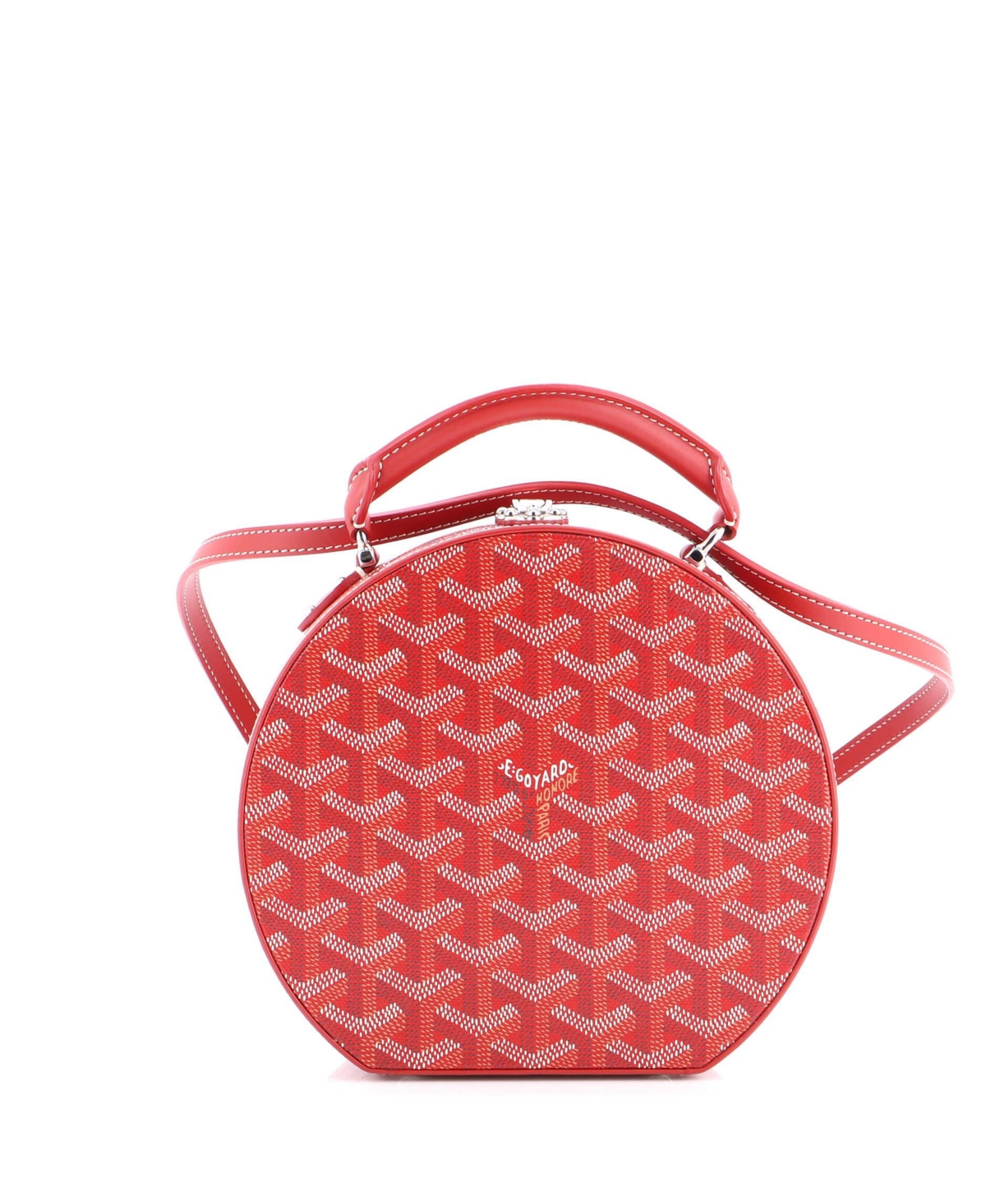 Click here for Pre-Owned Goyard Alto Hatbox Bag Coated Canvas - R... prices