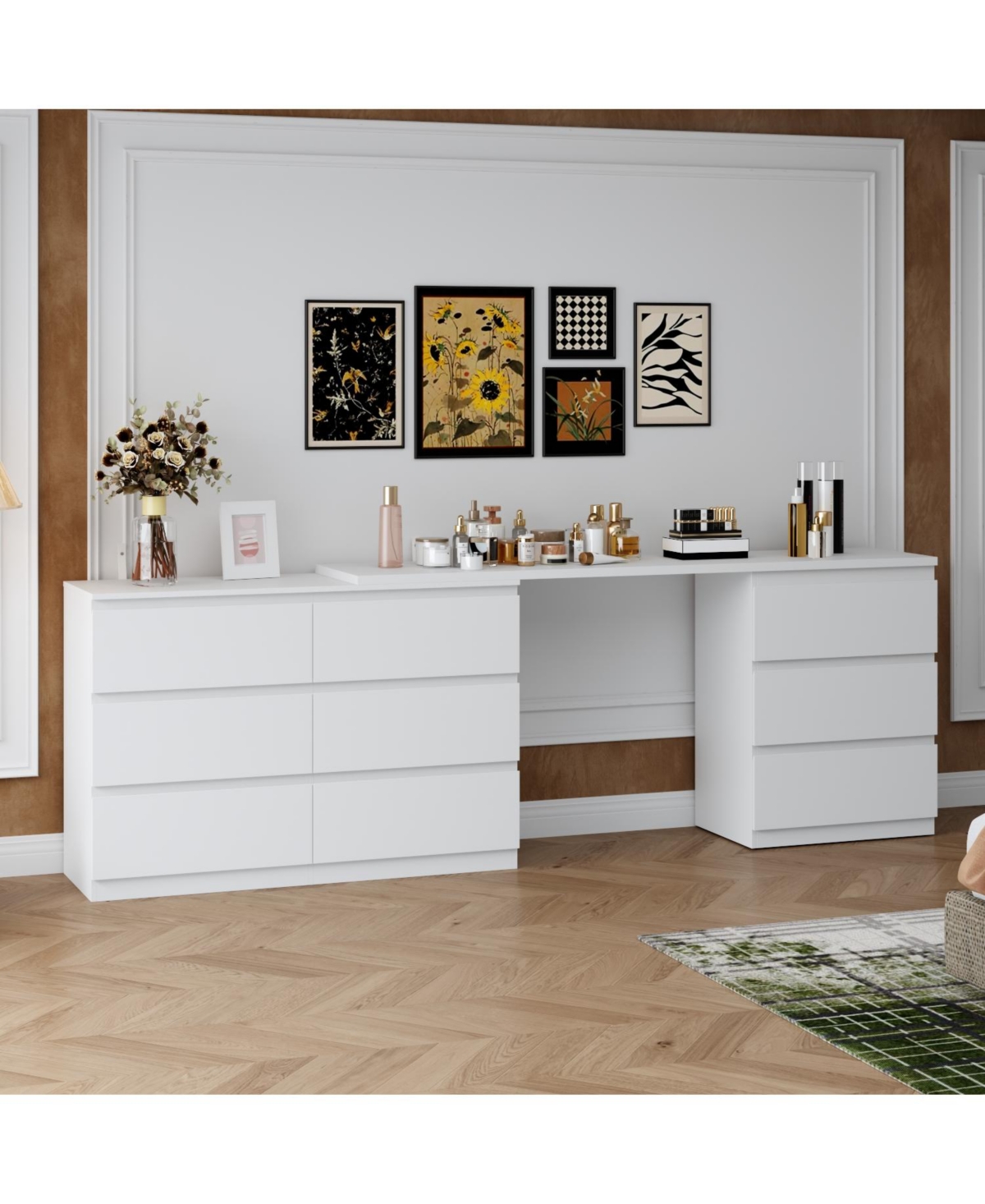 Click here for Famapy 9-Drawer Retractable Dresser Bedroom Storag... prices