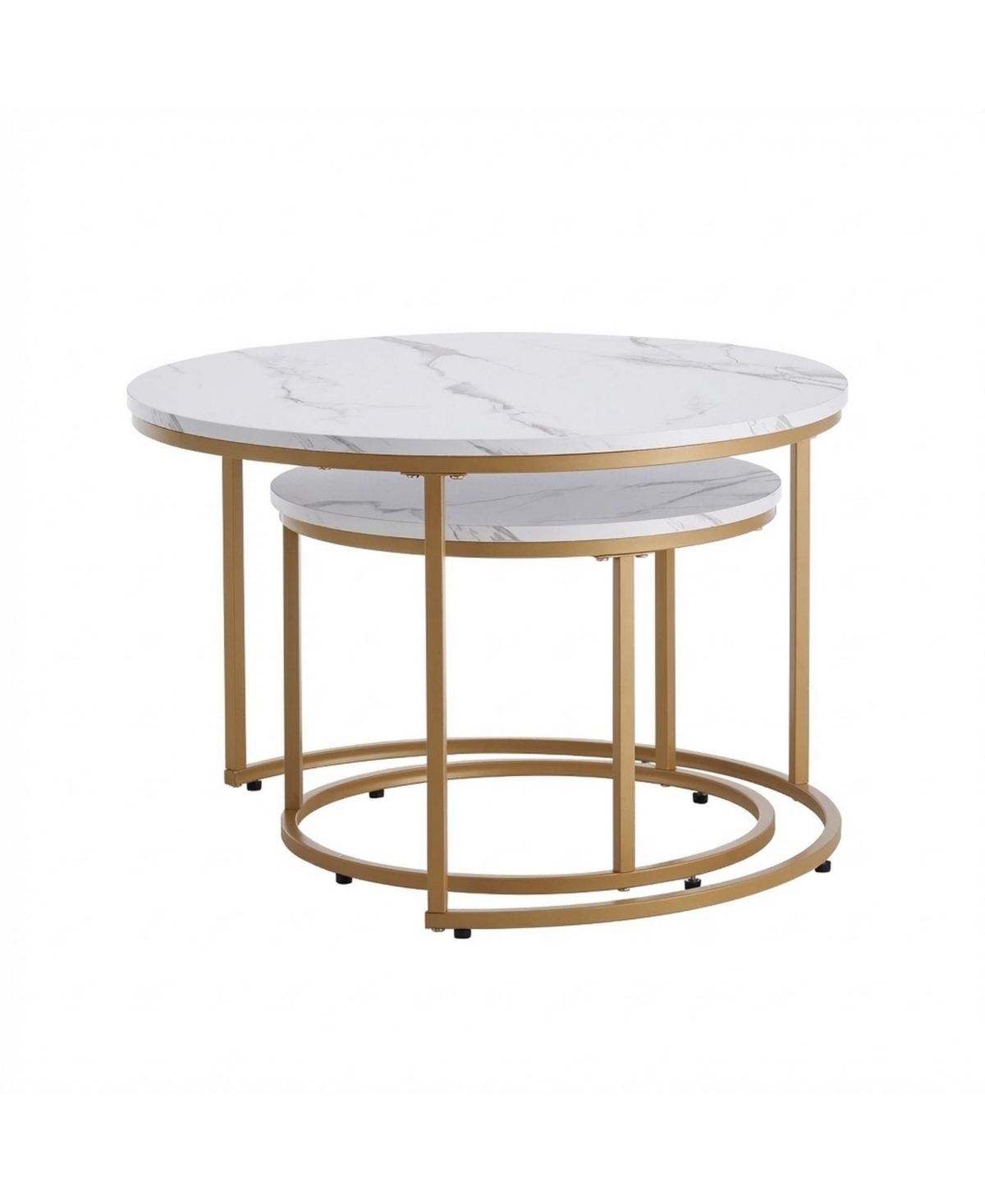 Click here for Sugift Nesting Coffee Table Set of 2  27.6" R... prices