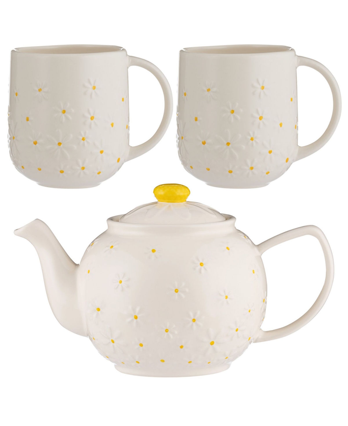 Click here for Price & Kensington Daisy 3-Pc. Teapot Set - Cream prices