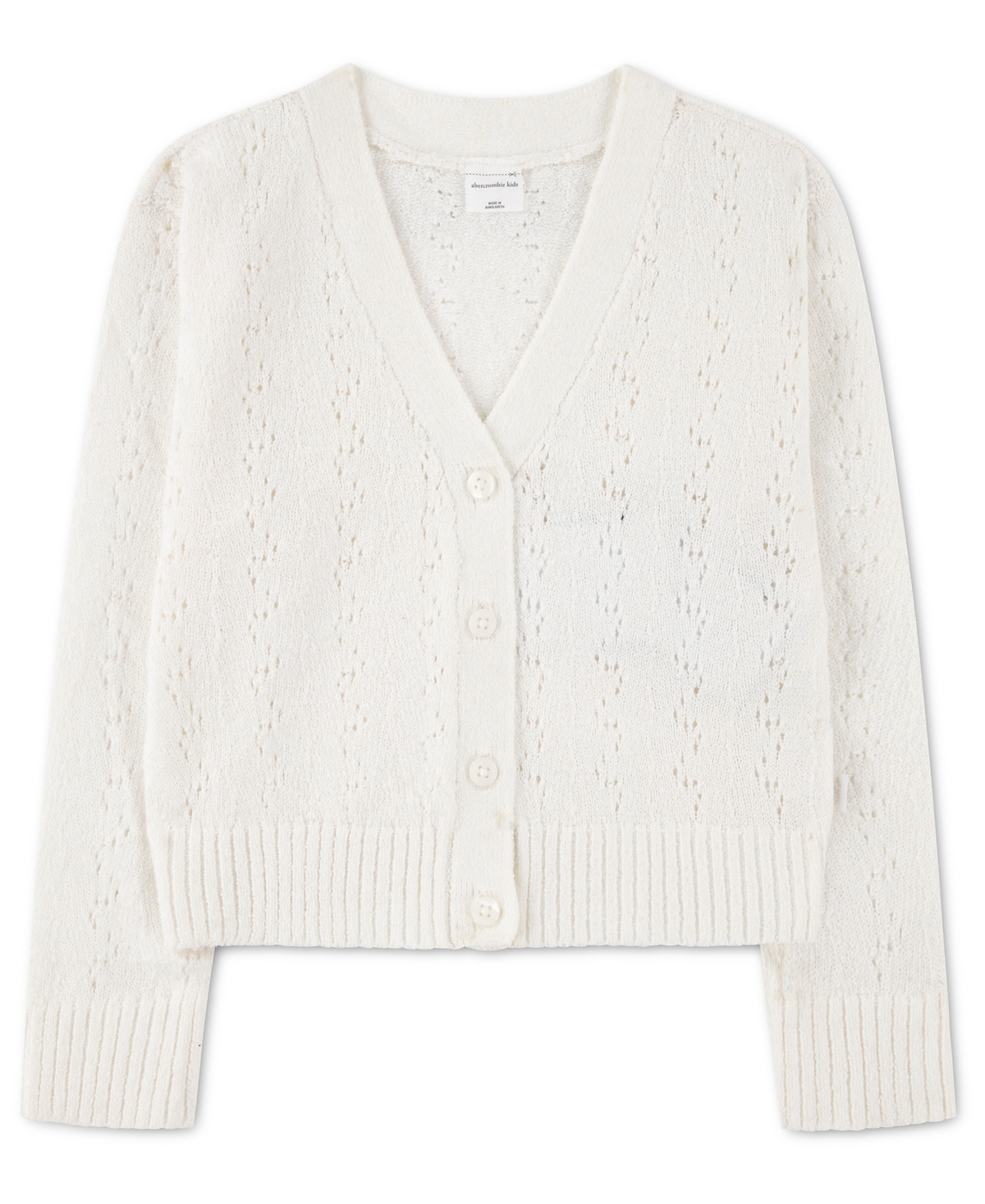 Click here for abercrombie kids Girls Pointelle Cardigan Sweater... prices