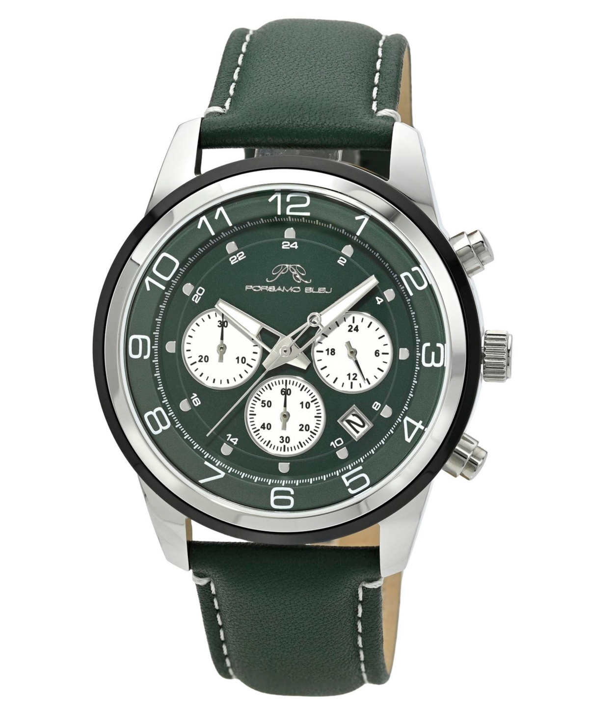 Click here for Porsamo Bleu Mens Arthur Genuine Leather Band Watc... prices