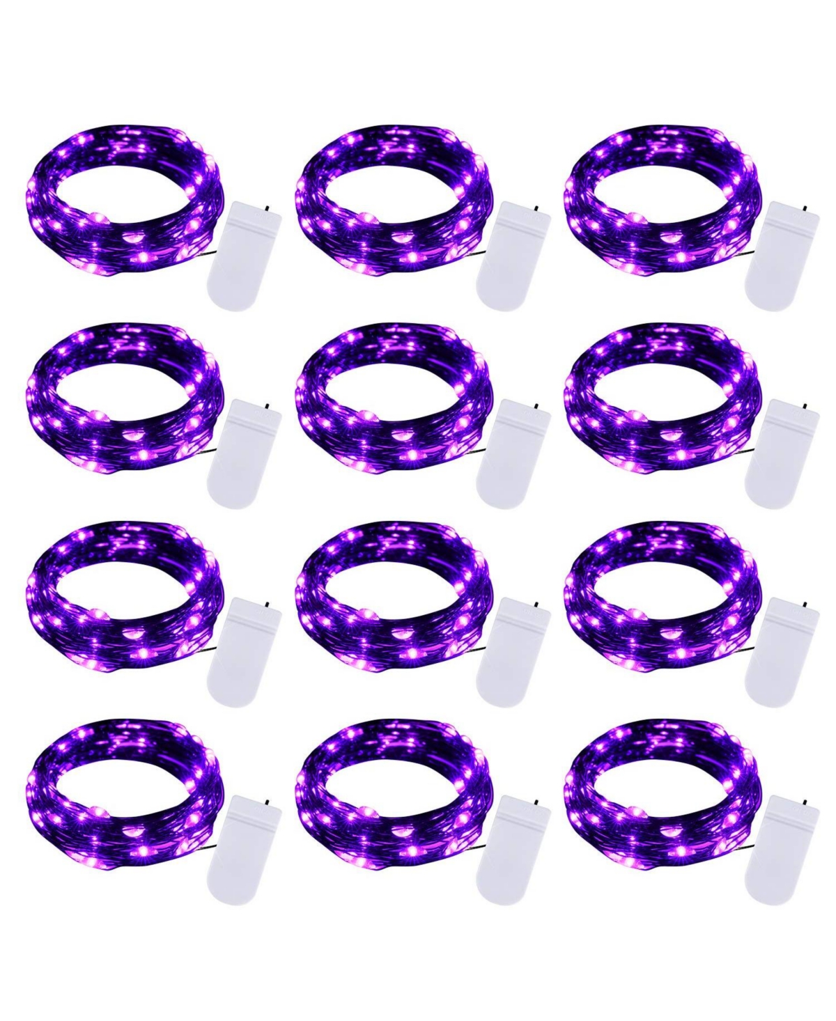 Click here for Gnuadz 12 Pack Led Fairy Lights Battery Operated W... prices