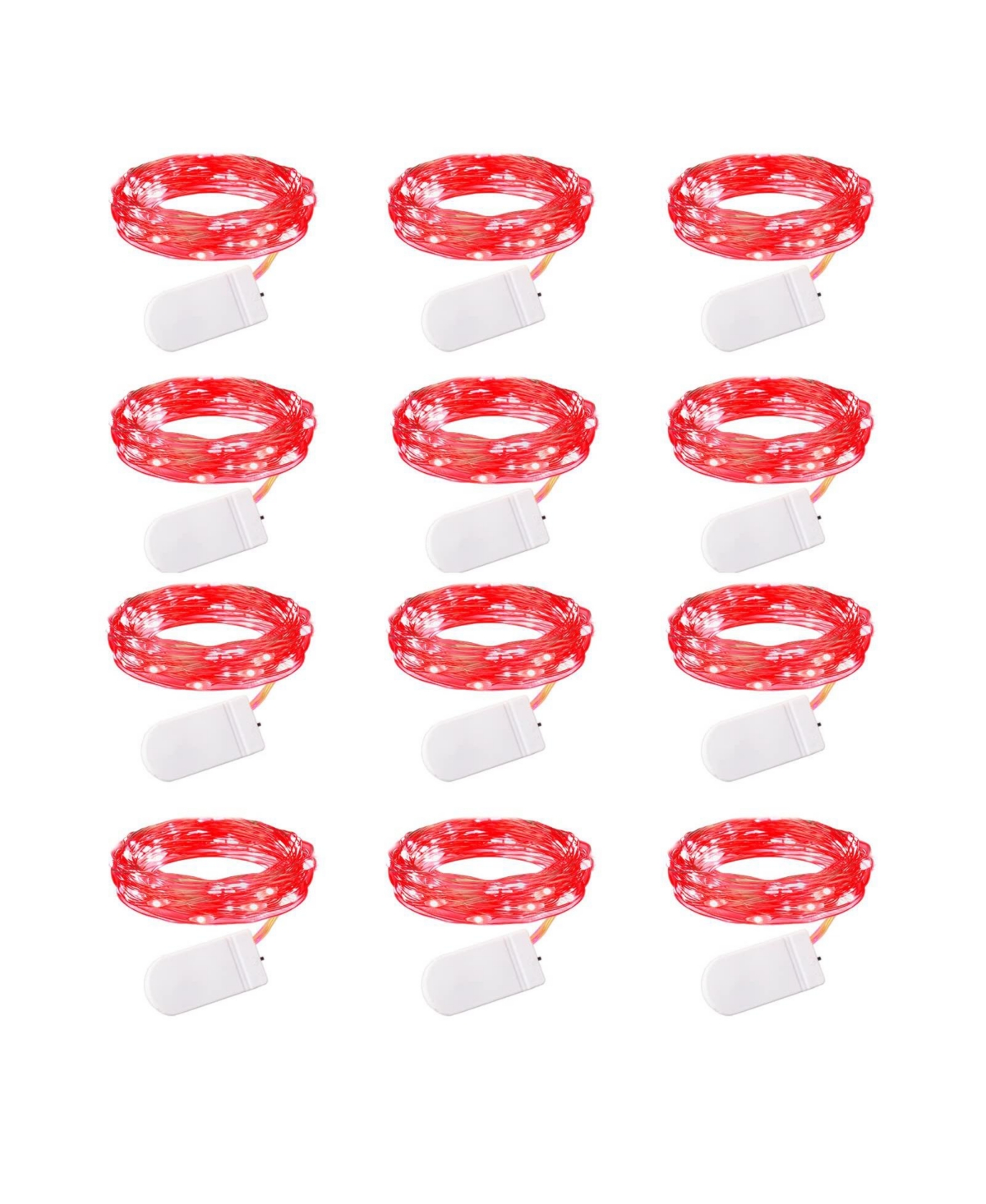 Click here for Gnuadz 12 Pack Led Fairy Lights Battery Operated W... prices