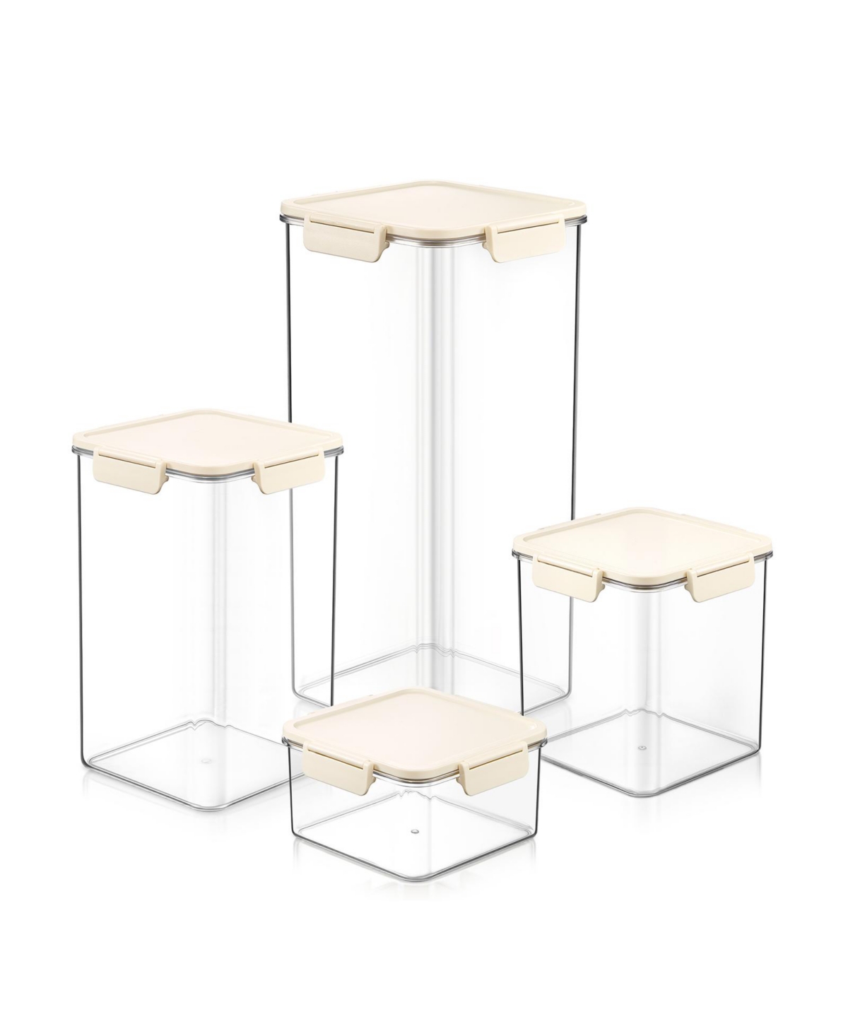 Click here for Sorbus 4 Piece Assorted Size Rectangle Snap Lids A... prices