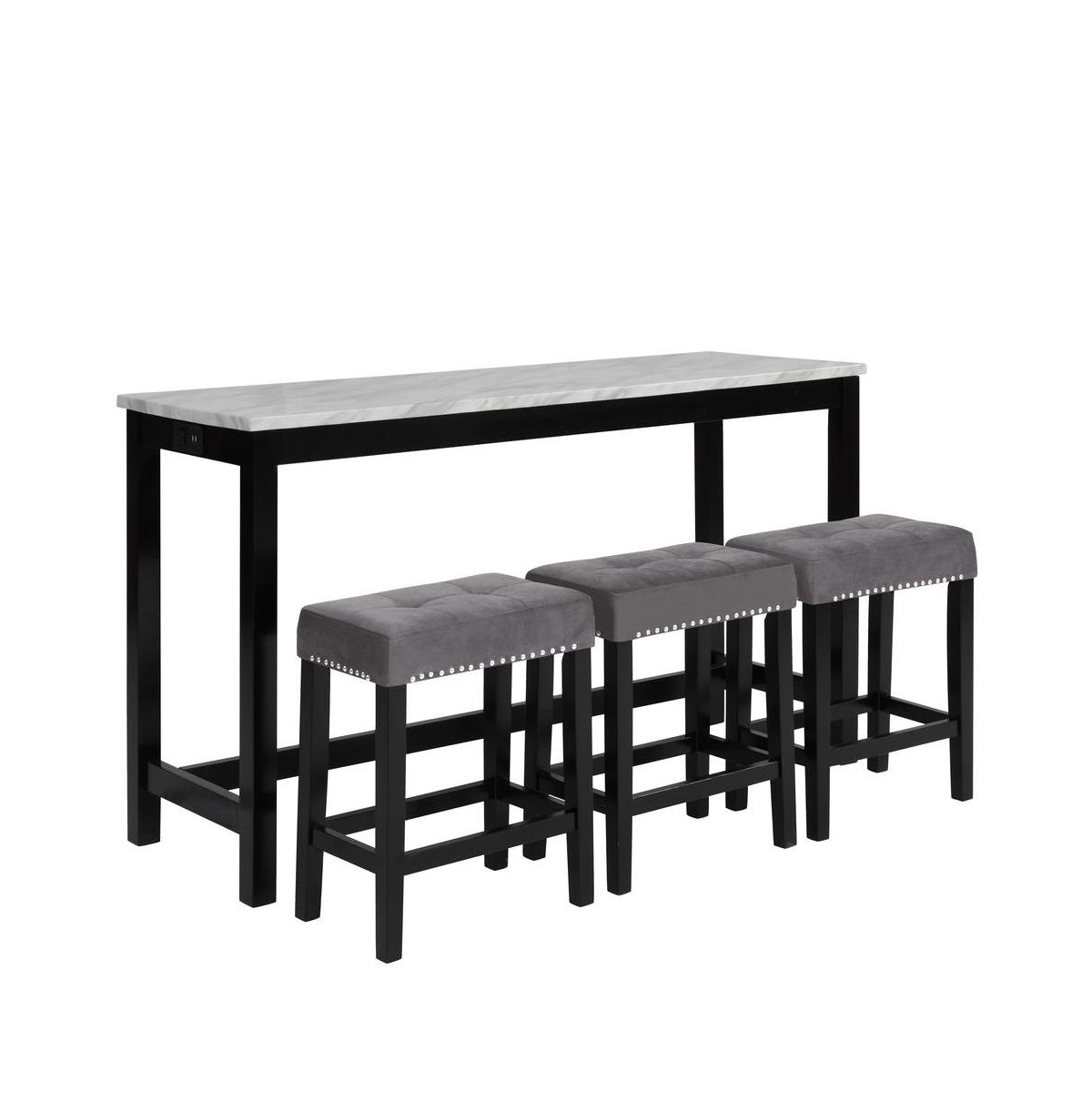 Click here for New Classic Furniture Furniture Celeste 4-Piece Fa... prices