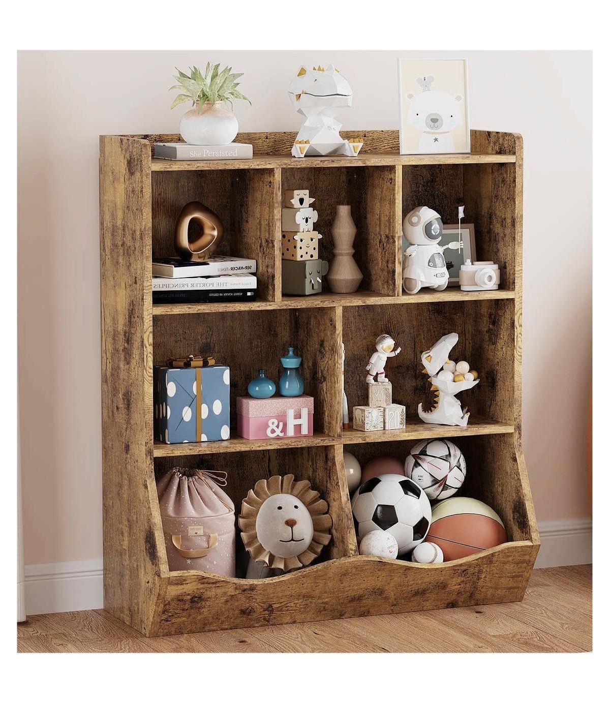 Click here for gaomon 3-Tier Kids Bookcase and Toy Storage Cabine... prices