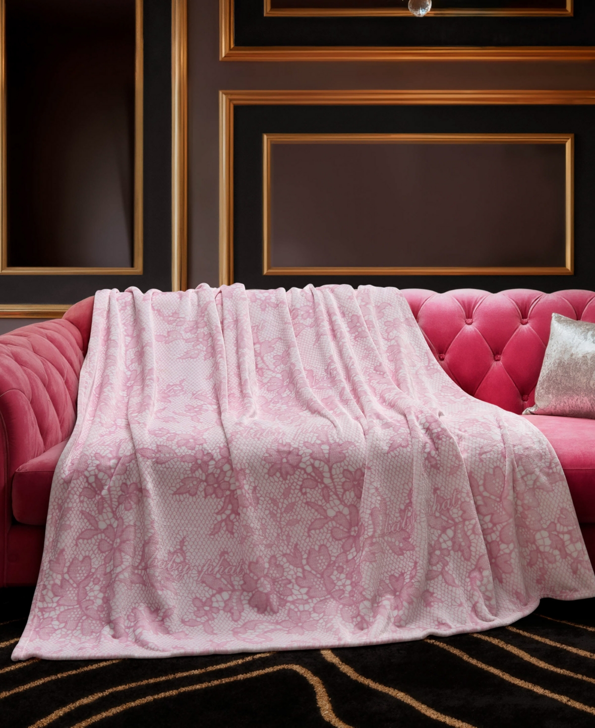 Click here for Baby Phat Oversized Plush Throw  60 x 70 - Script... prices