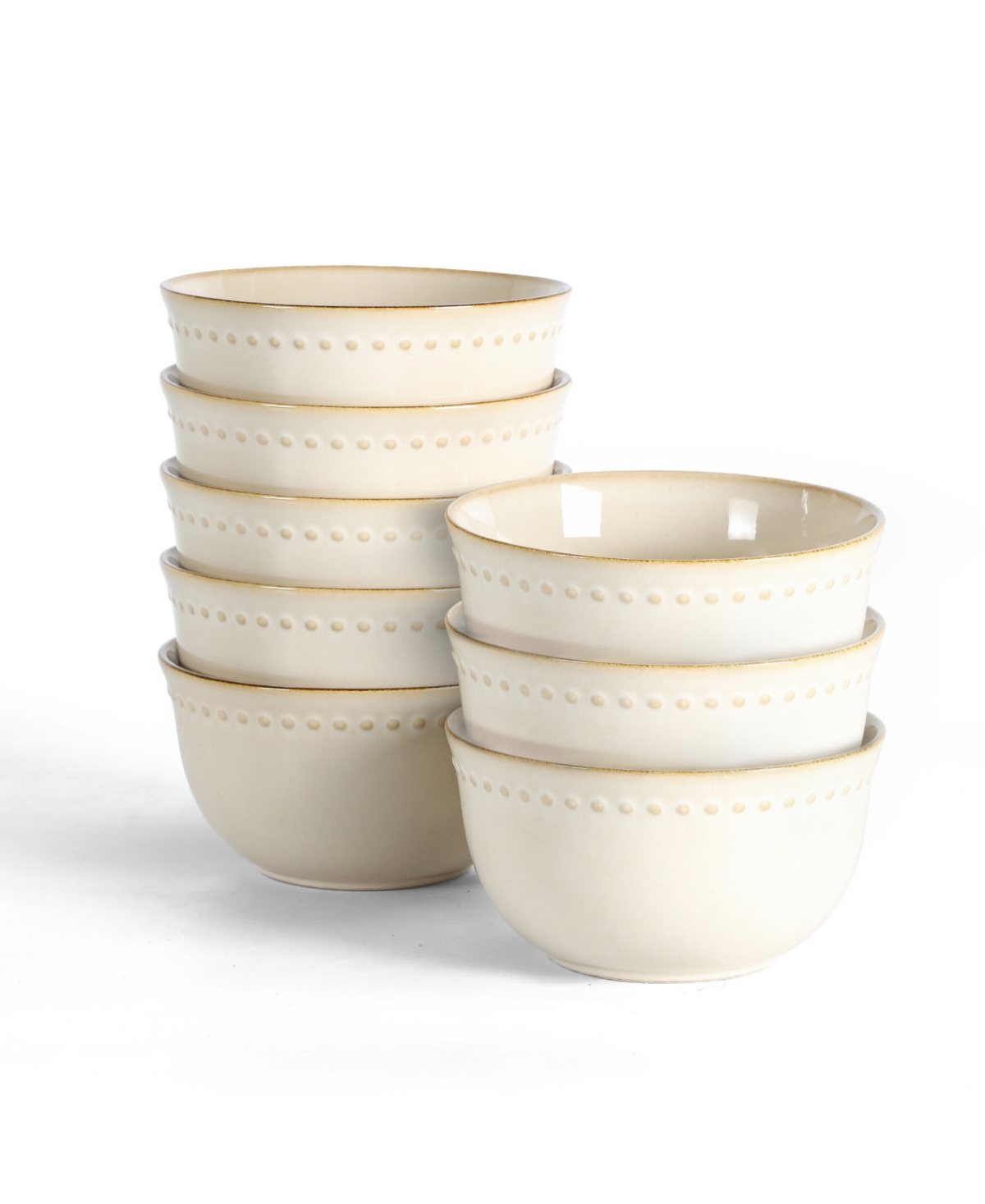 Click here for Stone Lain Comet Cereal Bowls  Set of 8 - Cream prices