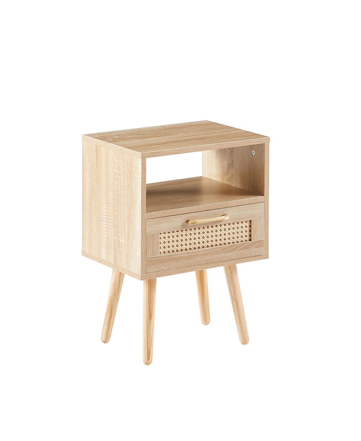 Click here for sumyeg Modern Rattan End Table with Drawer and Sol... prices
