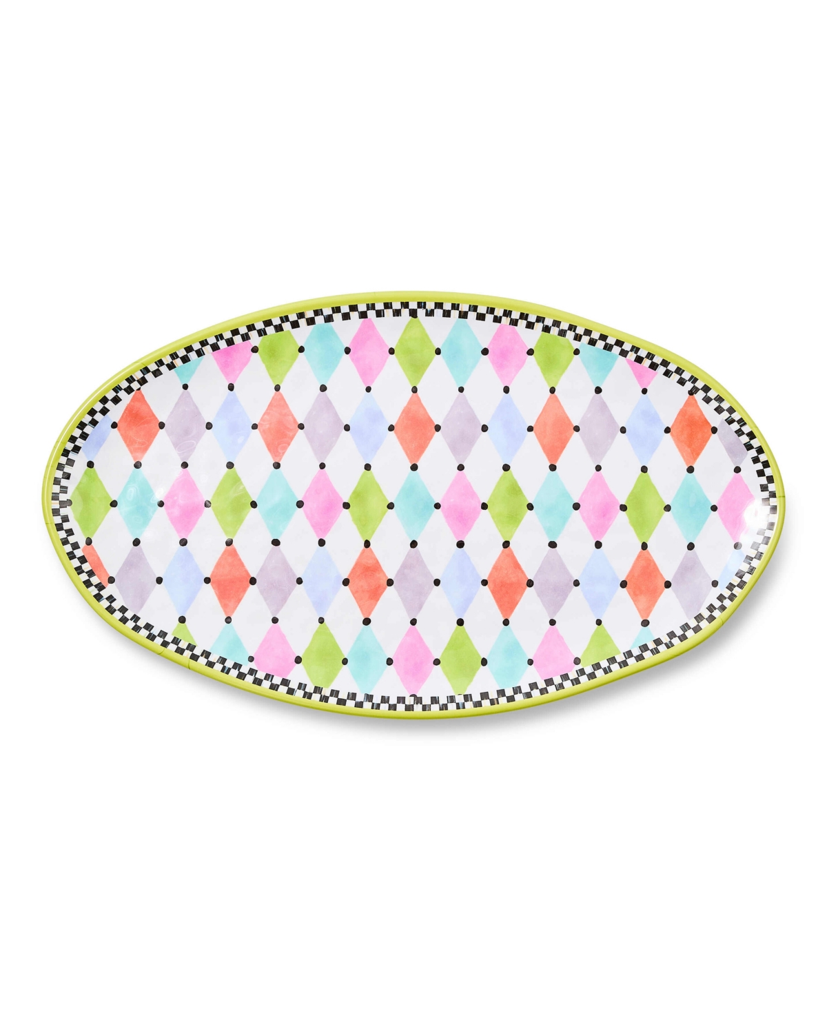 Click here for MacKenzie-Childs Palm Springs Melamine Oval Platte... prices