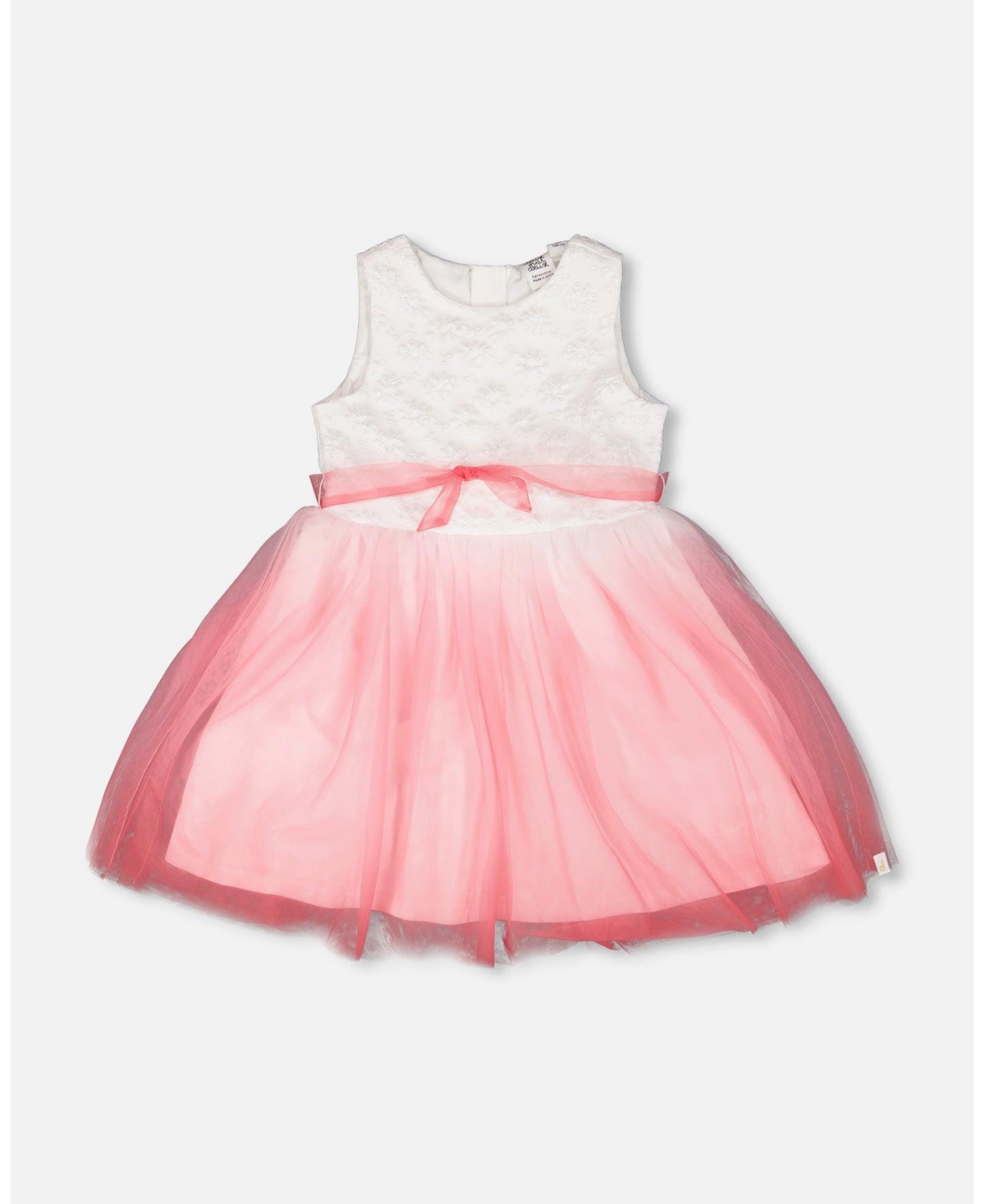 Click here for Deux par Deux Little Girls Bi-Material Pleated Mes... prices