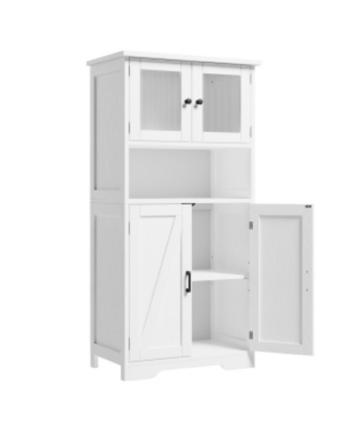 Click here for gaomon Tall Bathroom Storage Cabinet with 4 Doors... prices