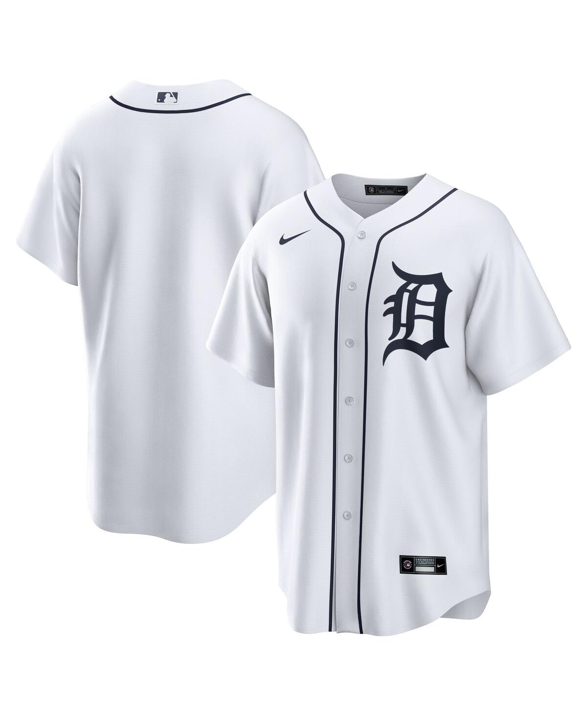 Click here for Nike Mens White Detroit Tigers Home Replica Team J... prices