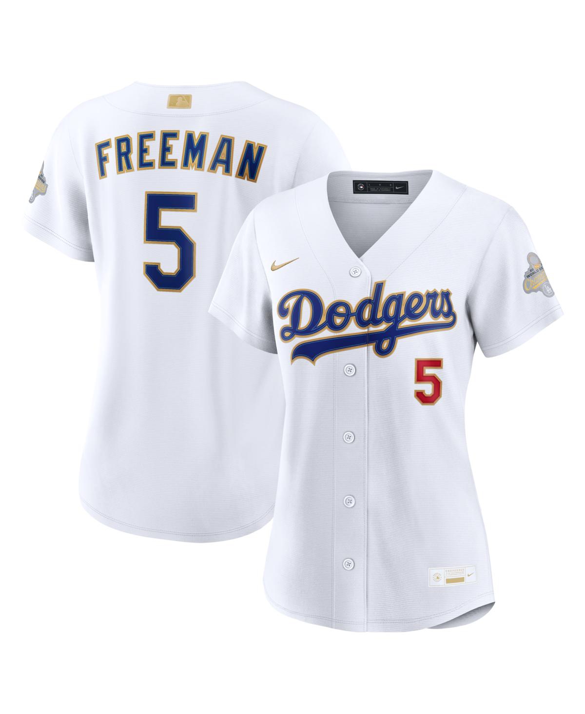 Click here for Nike Womens Freddie Freeman White Los Angeles Dodg... prices