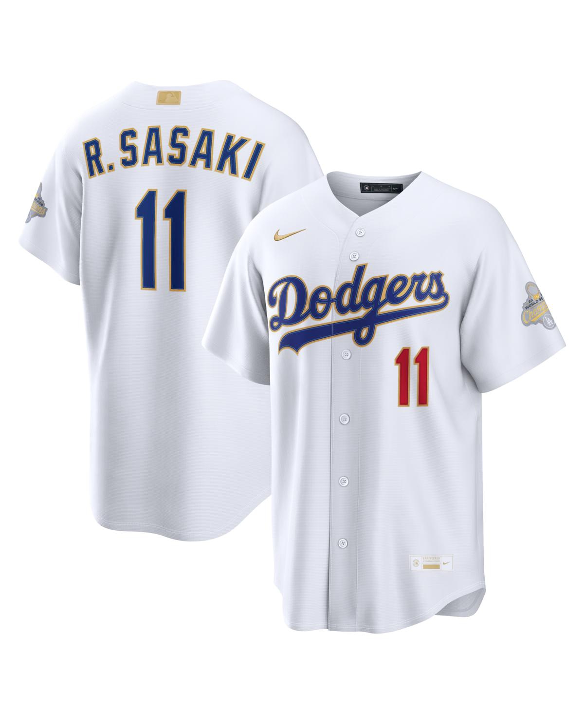 Click here for Nike Mens Roki Sasaki White Los Angeles Dodgers 20... prices