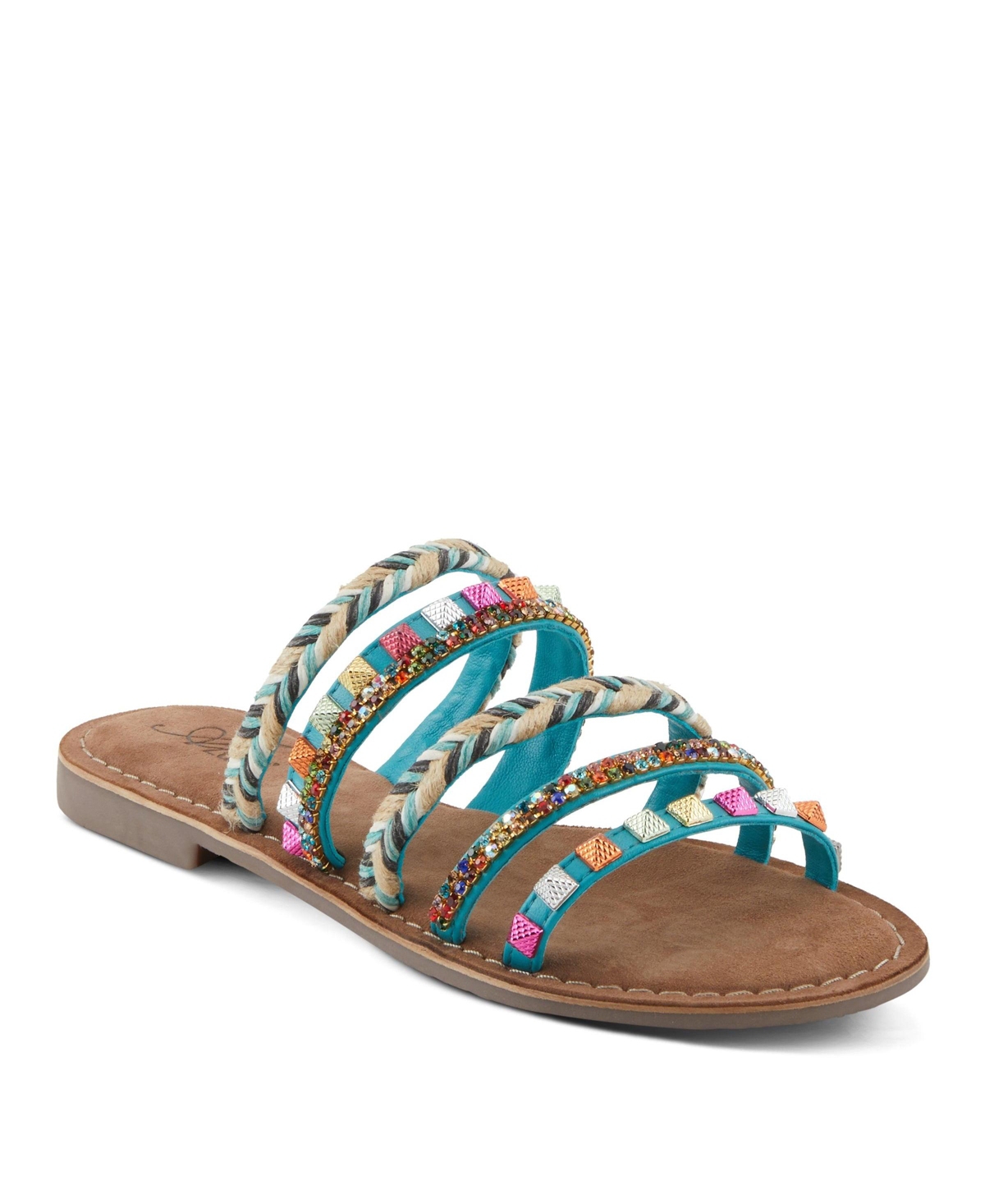 Click here for Azura Intoxicate Womens Flat with Multiple Strap C... prices