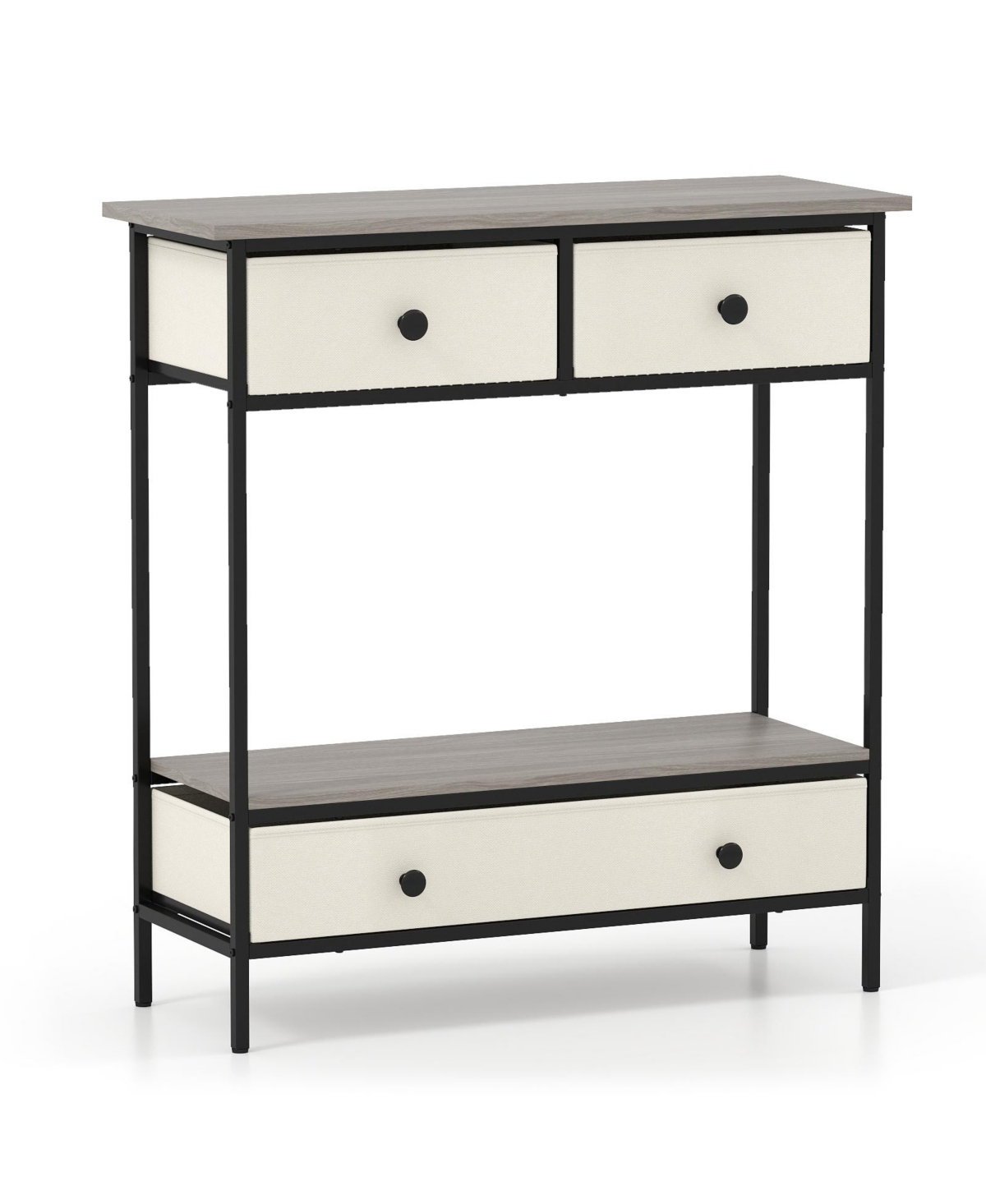 Click here for Sugift Farmhouse Console Table with Open Storage S... prices